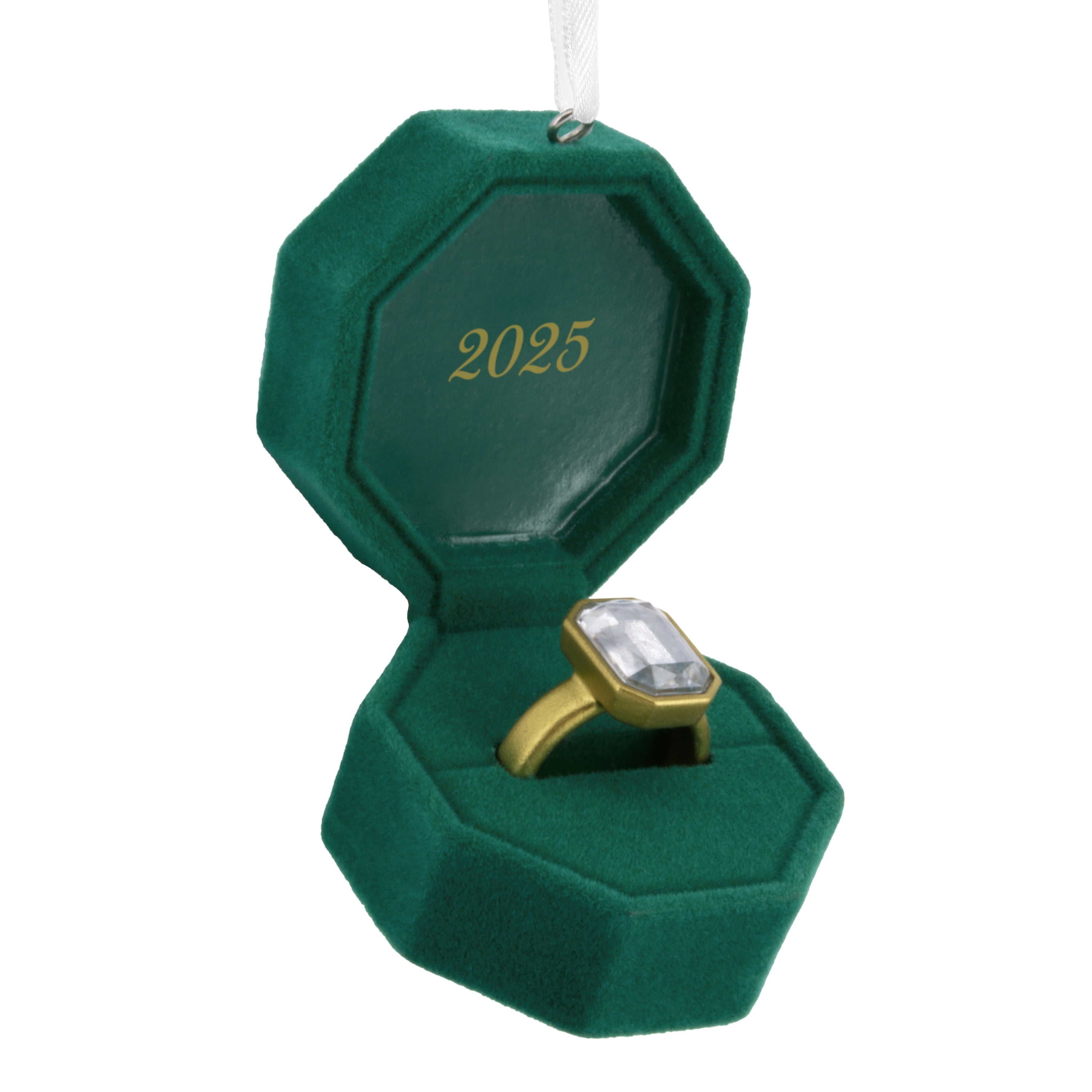 Hallmark Christmas Ornament (Engagement Ring in Green Box 2025), 1 ...