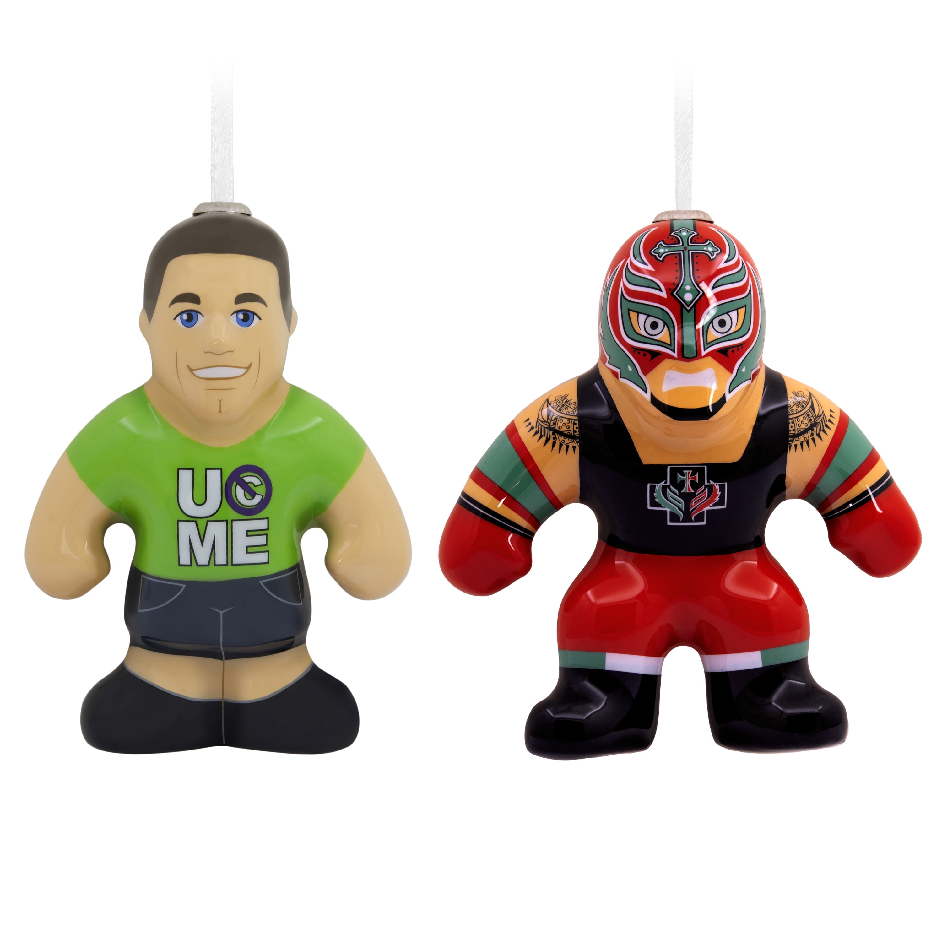 Hallmark Ornaments (WWE John Cena and Rey Mysterio Decoupage), Set of 2 ...