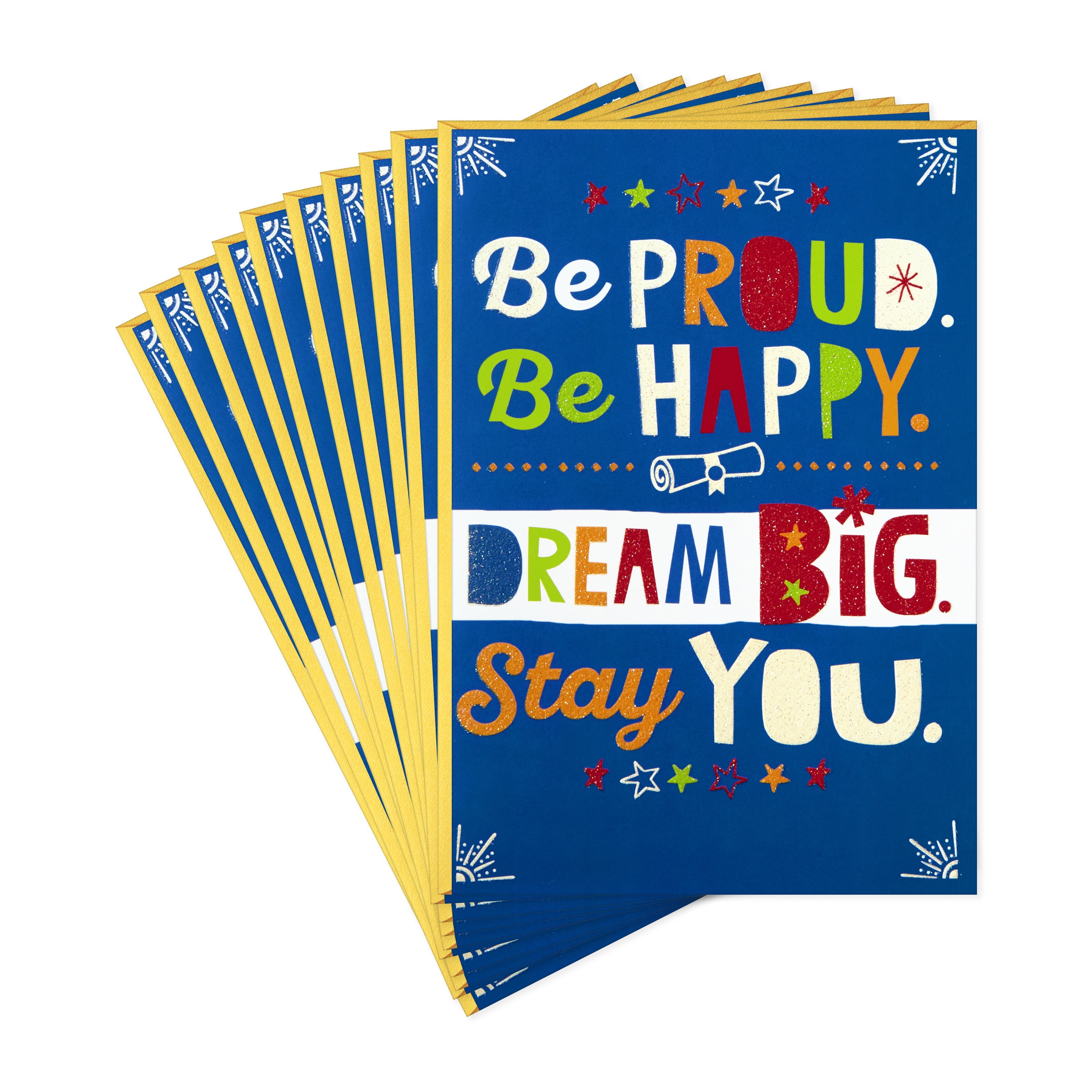 Hallmark Graduation Greeting Cards Multipack - Pack of 10 with ...