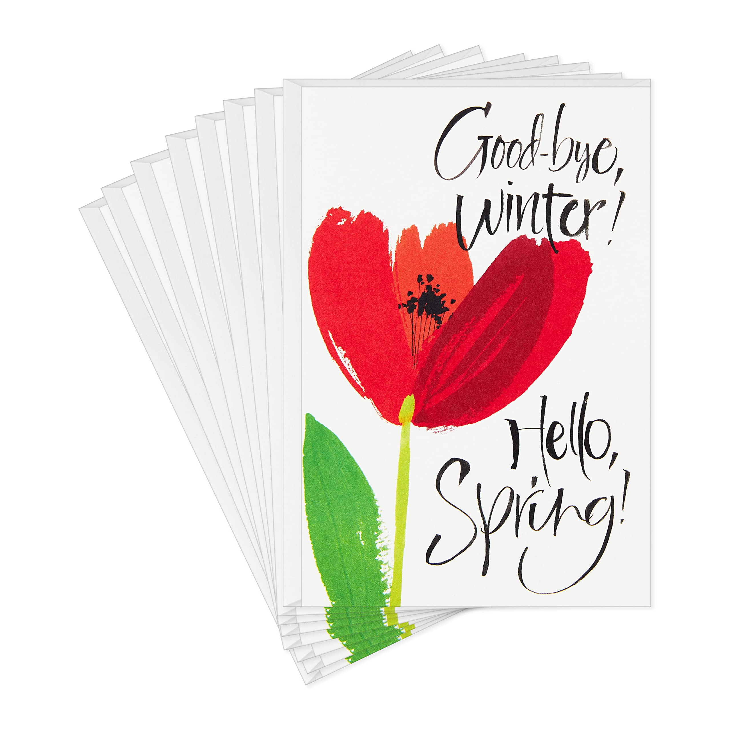 Hallmark Pack of Easter Cards, Goodbye Winter (8 Cards with Envelopes ...