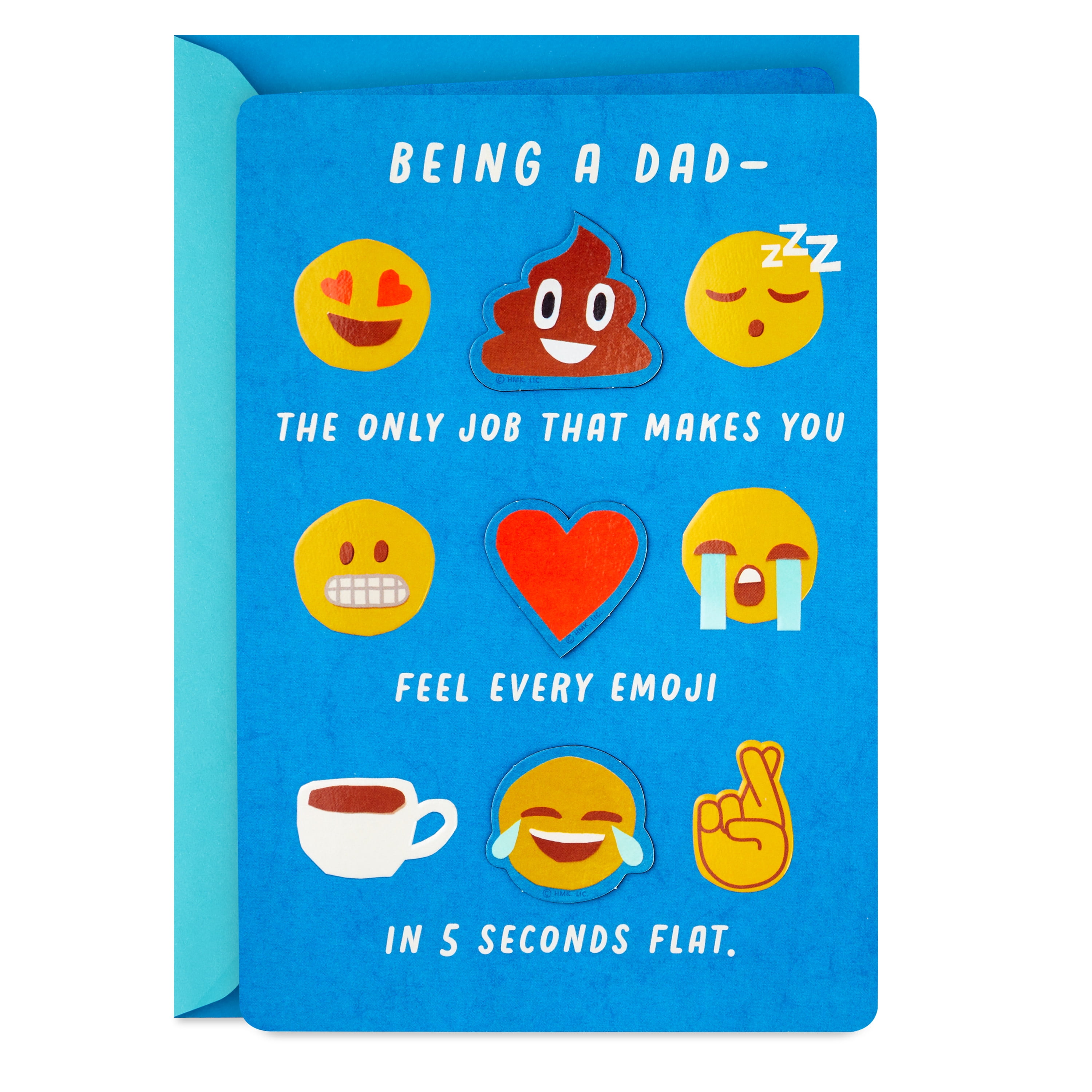 Hallmark Paper Father's Day Greeting Card, Blue - Walmart.com