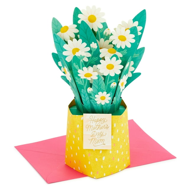 Hallmark Paper Wonder 3D Pop-up Mother's Day Card for Mom (Daisy Flower ...