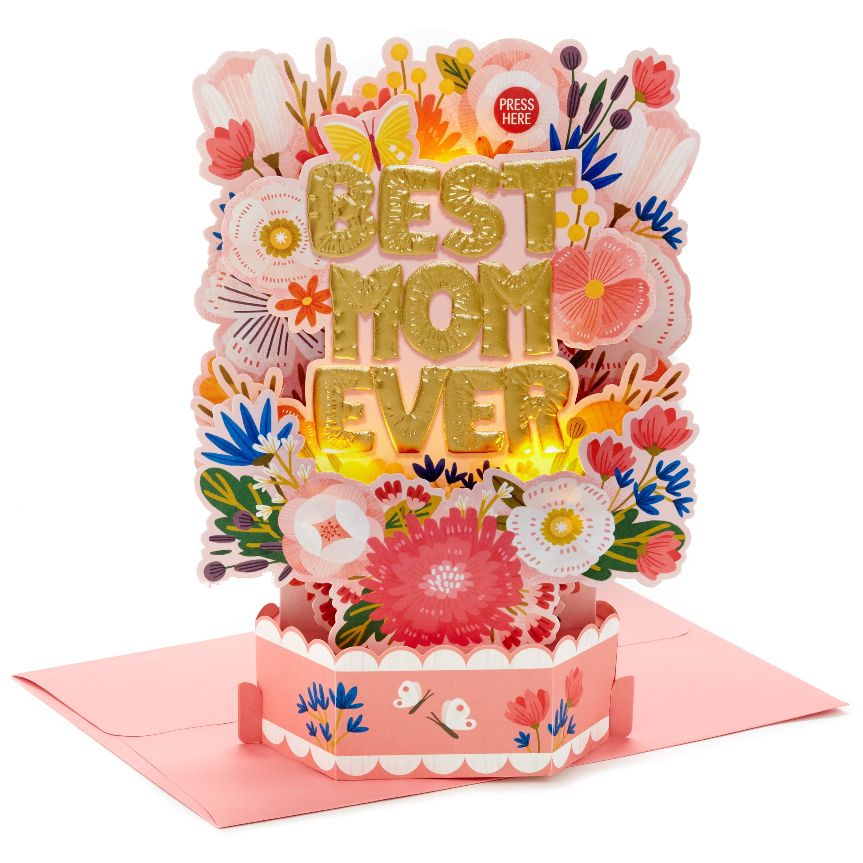 Hallmark 3D Mother's Day Greeting Card with Light, Sound and Love from ...