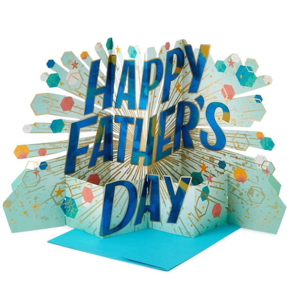 Hallmark Paper Wonder Jumbo 3D Pop-Up Father's Day Card (Happy Father's ...