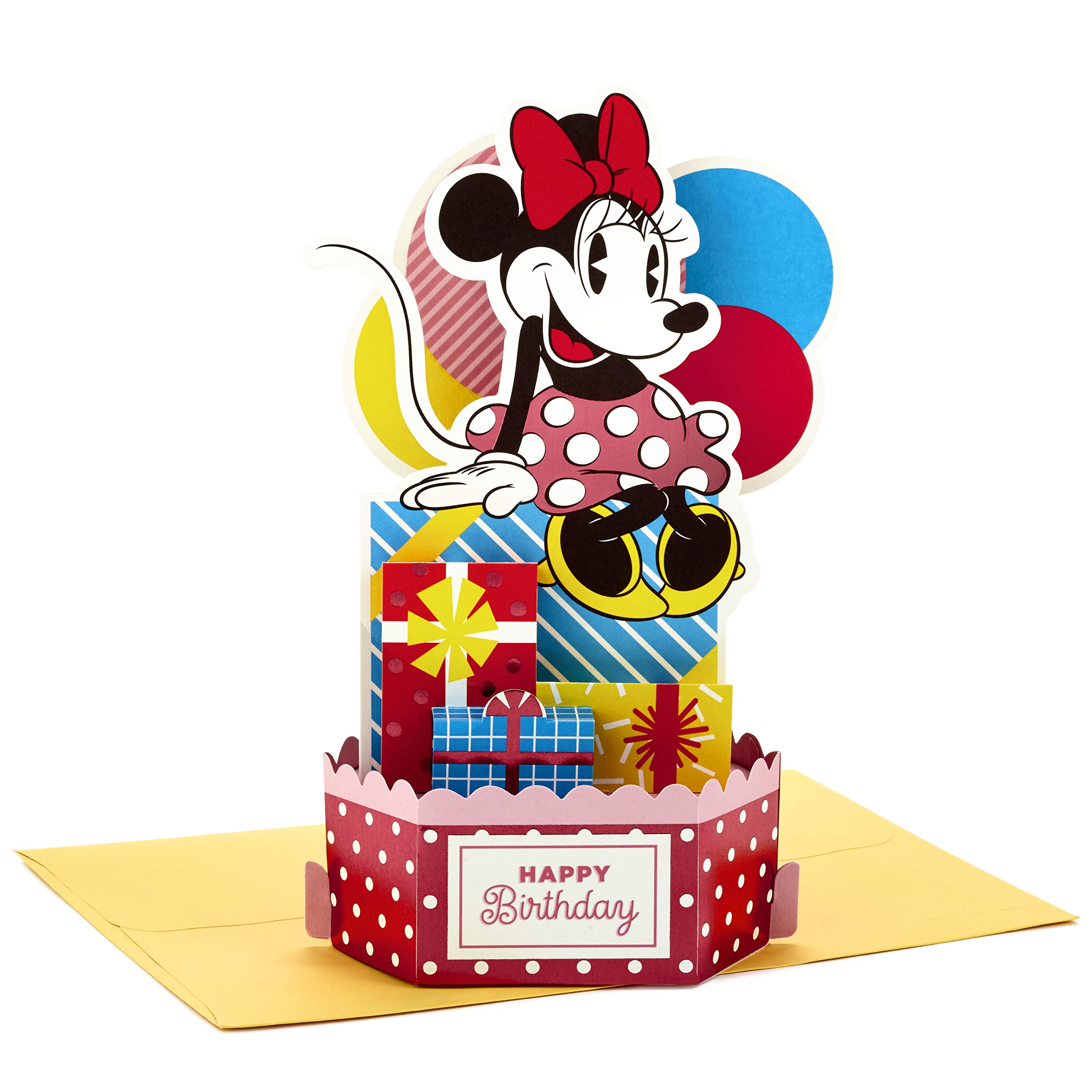 Hallmark Paper Wonder Minnie Mouse Pop SMRUp Birthday Card (Extra Sweet ...