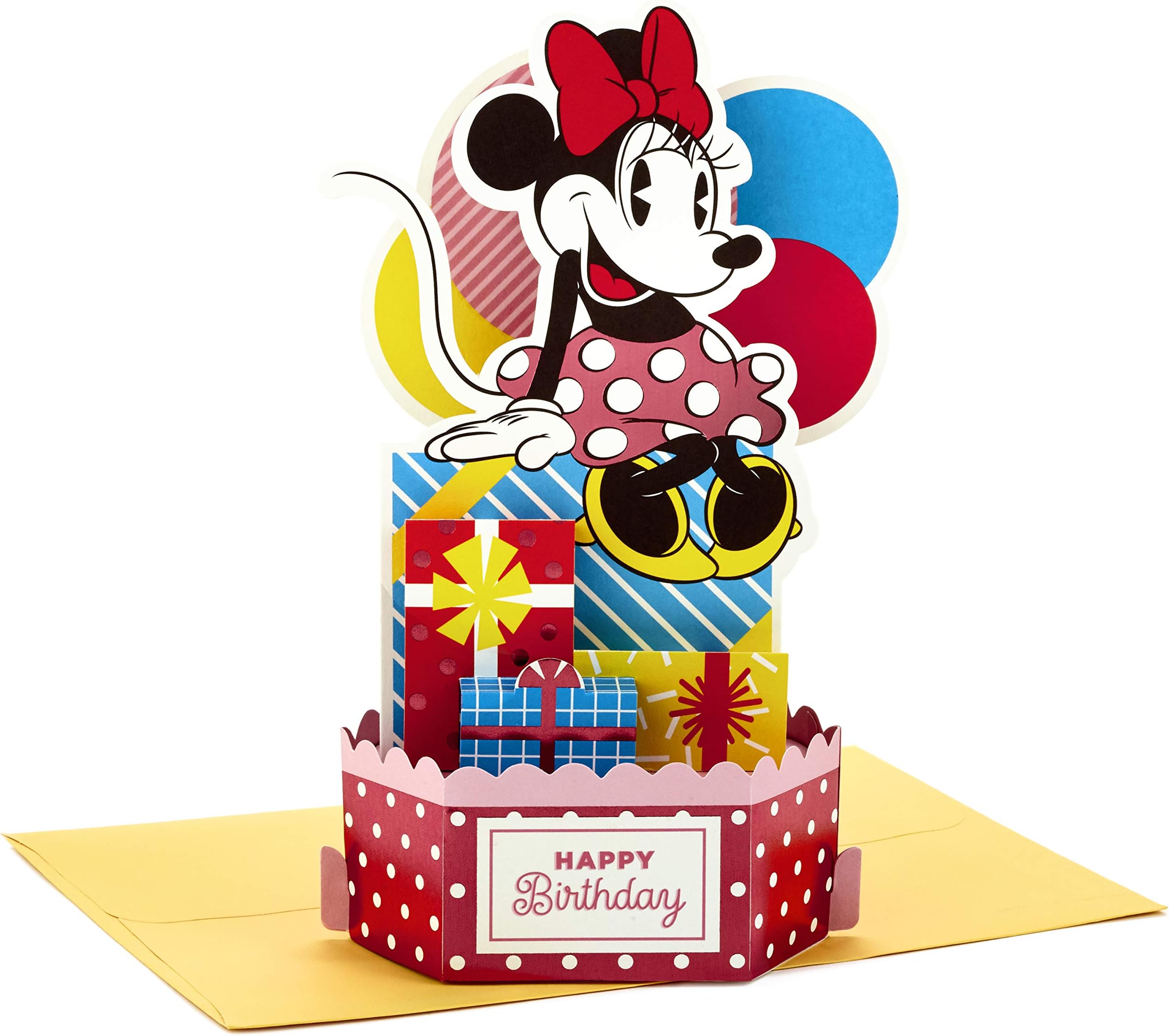 Hallmark Paper Wonder Minnie Mouse Pop Up Birthday Card (Extra Sweet ...