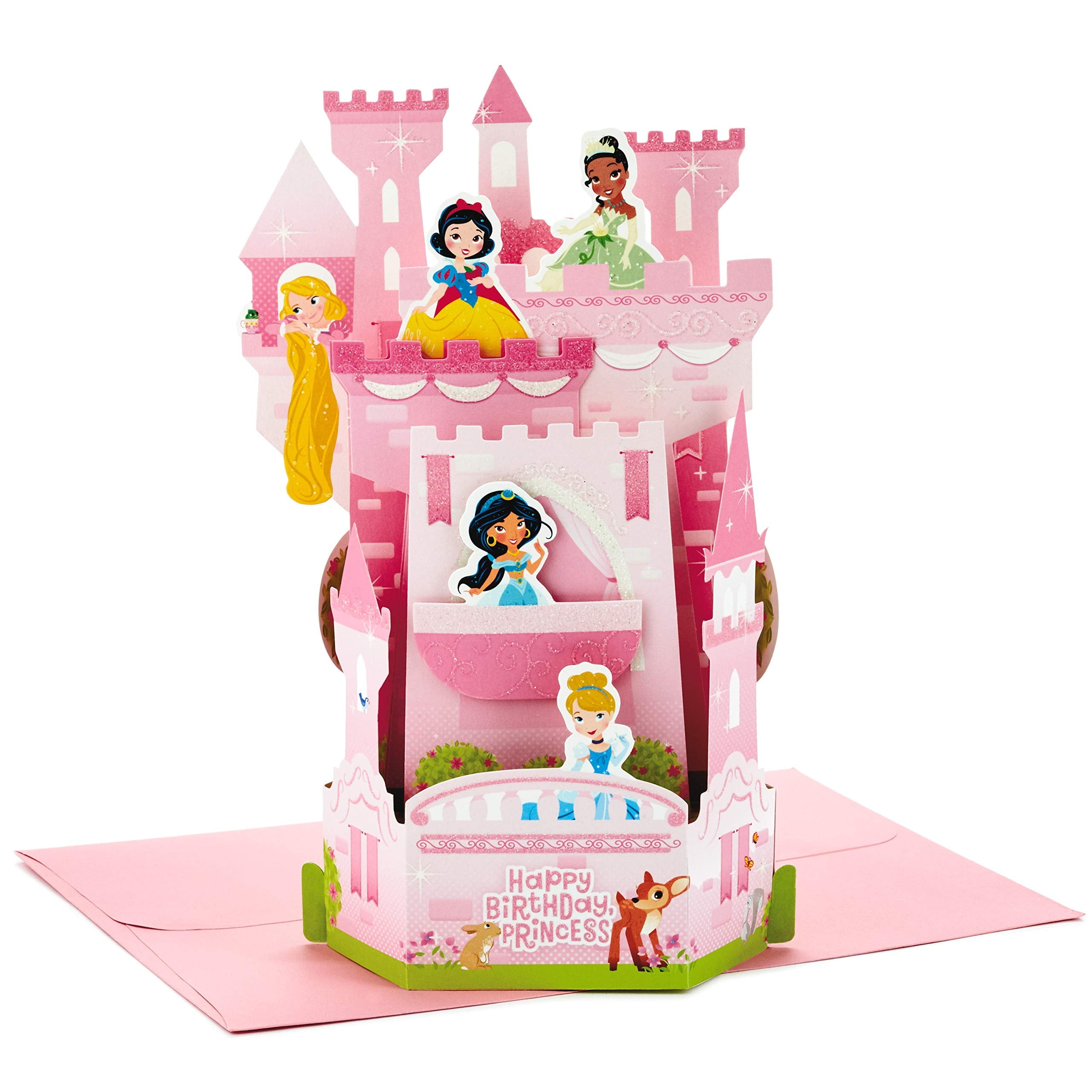 Hallmark Paper Wonder Pop Up Birthday Card for Kids (Disney Princess ...