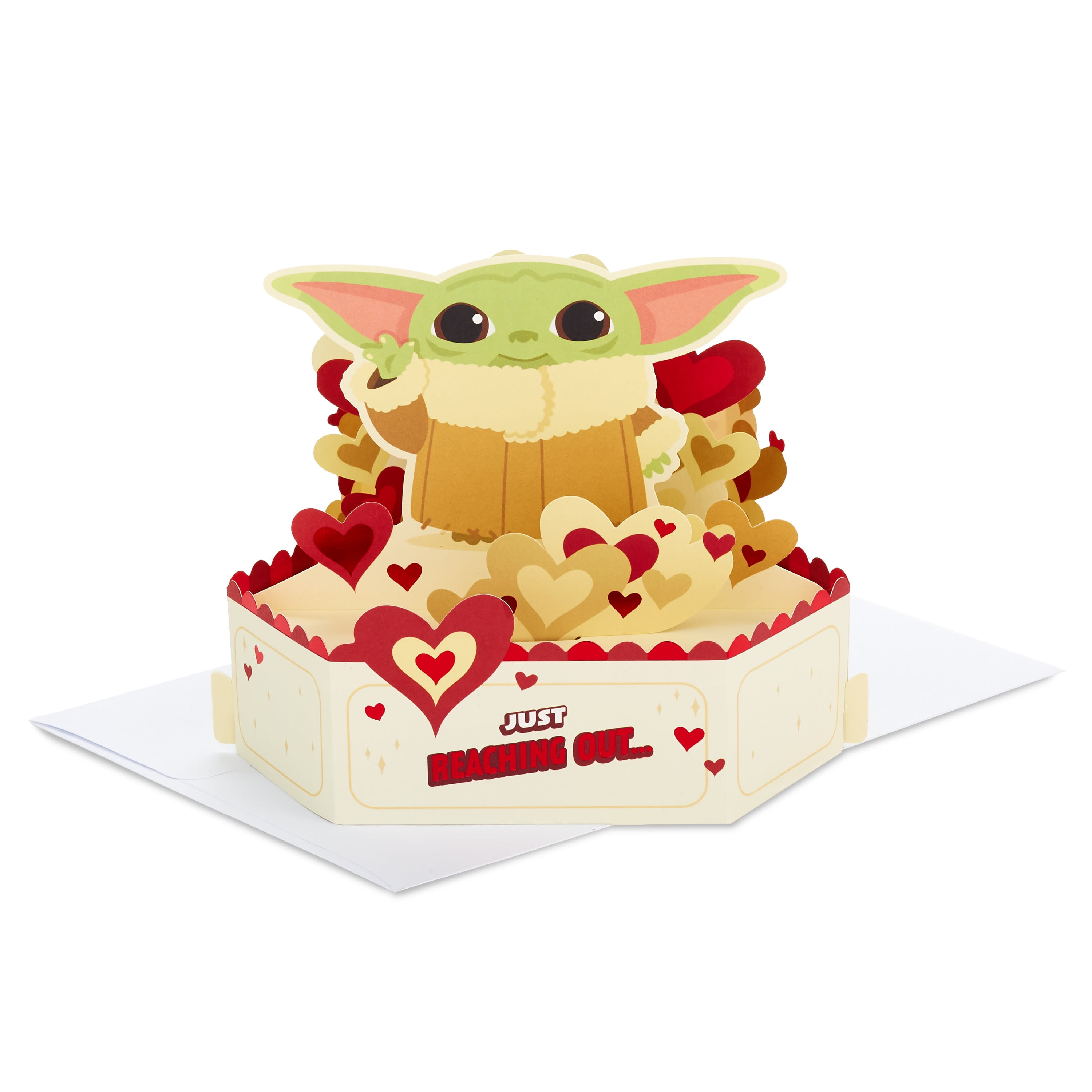 Hallmark Paper Wonder Star Wars Pop up Valentine's Day Card (Grogu Aka ...