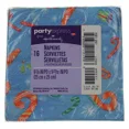 Hallmark Party Express Beverage Napkins Candy Canes Holiday Christmas ...