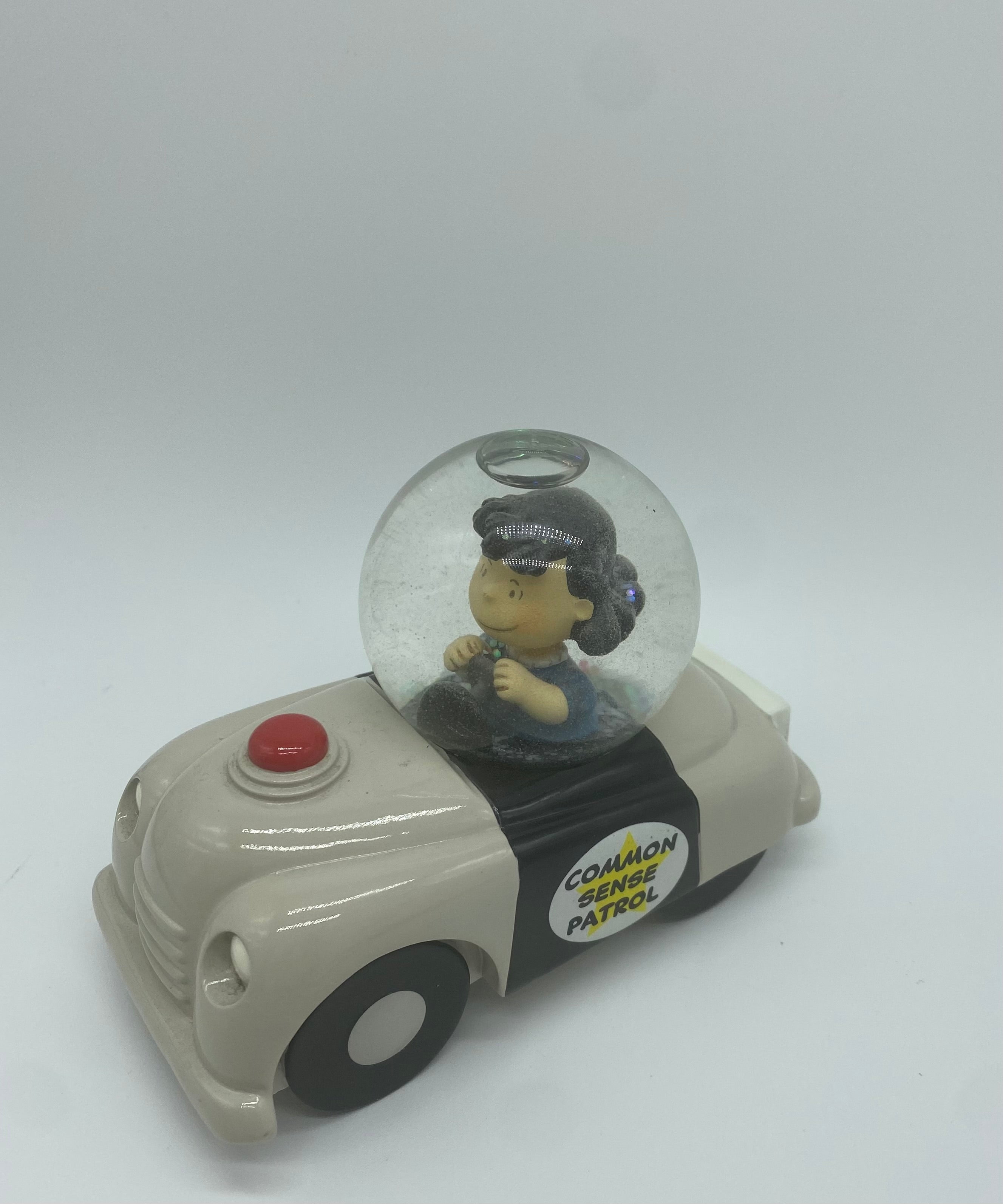 Hallmark Peanuts 2013 Lucy Common Sense Patrol Mini Water Globe Rare ...