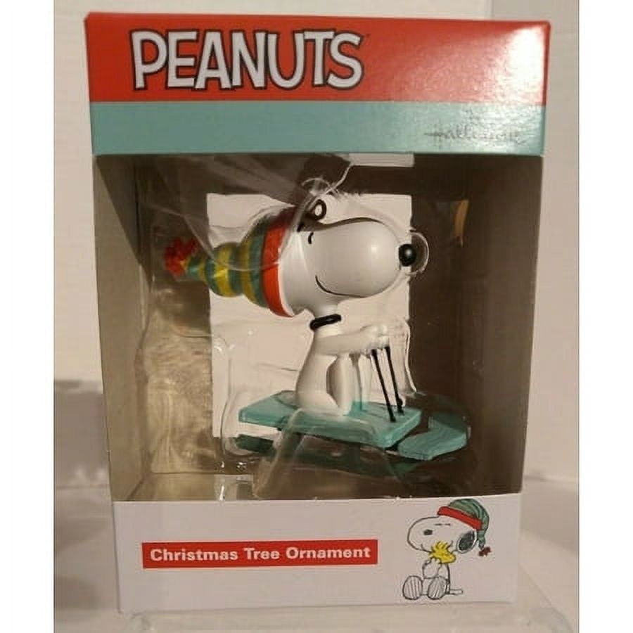 Hallmark Peanuts Christmas Decoration, About 3 Inch Tall, Snoopy On A ...