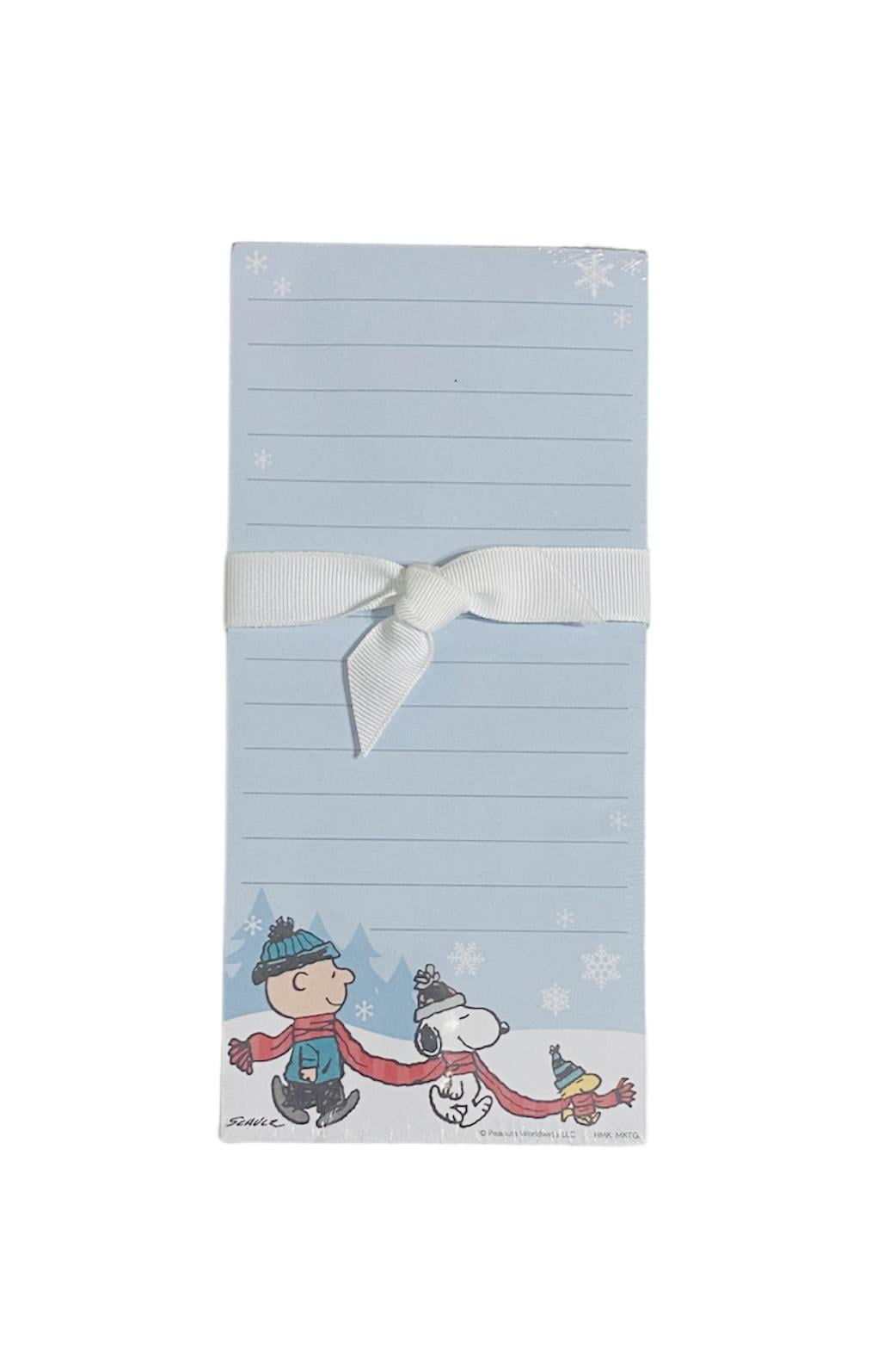 Hallmark Peanuts Christmas Magnetic Note Pad - 75 Sheets - Walmart.com