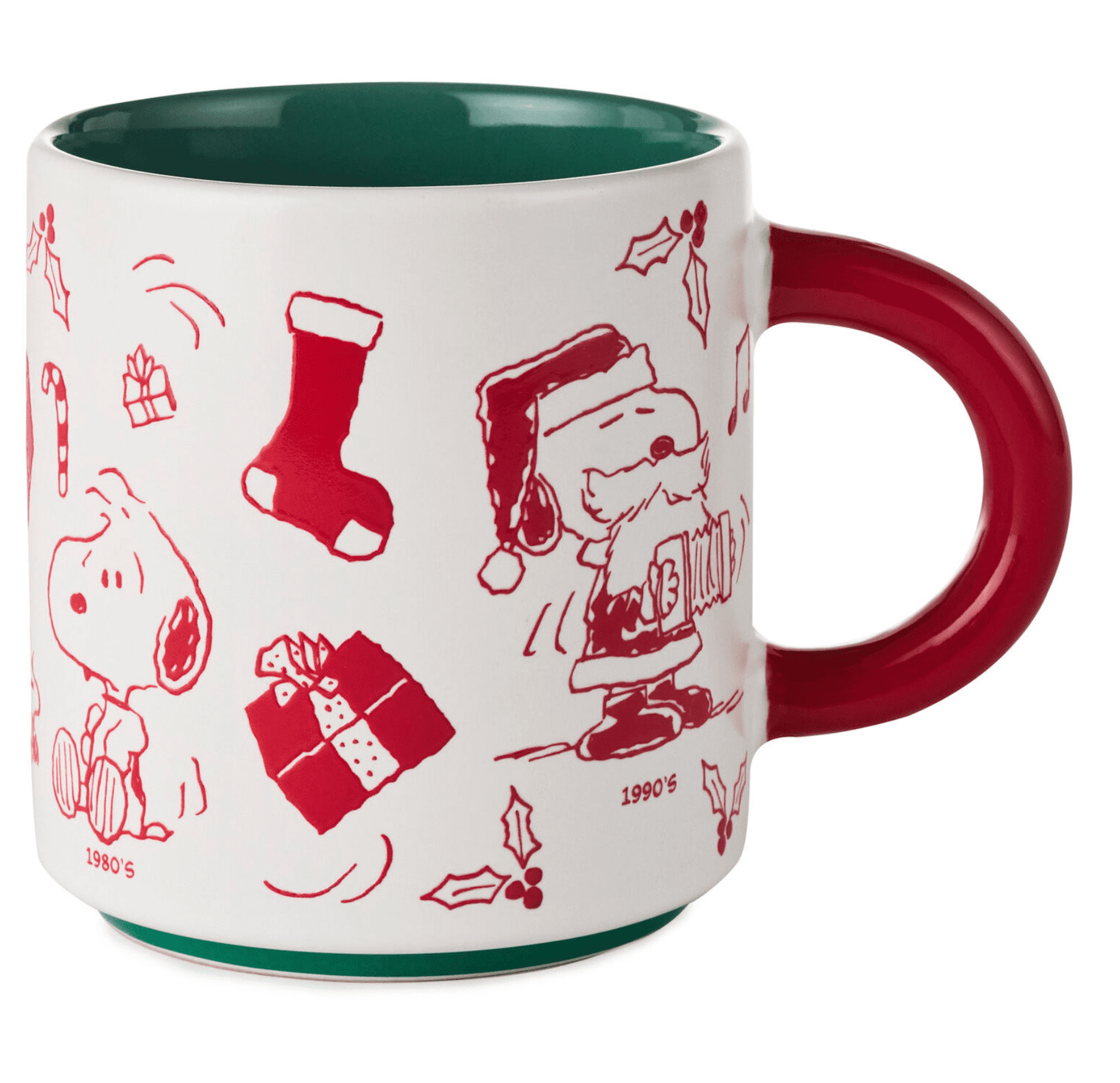 Hallmark Peanuts Holiday Snoopy Through the Decades Coffee Mug New ...