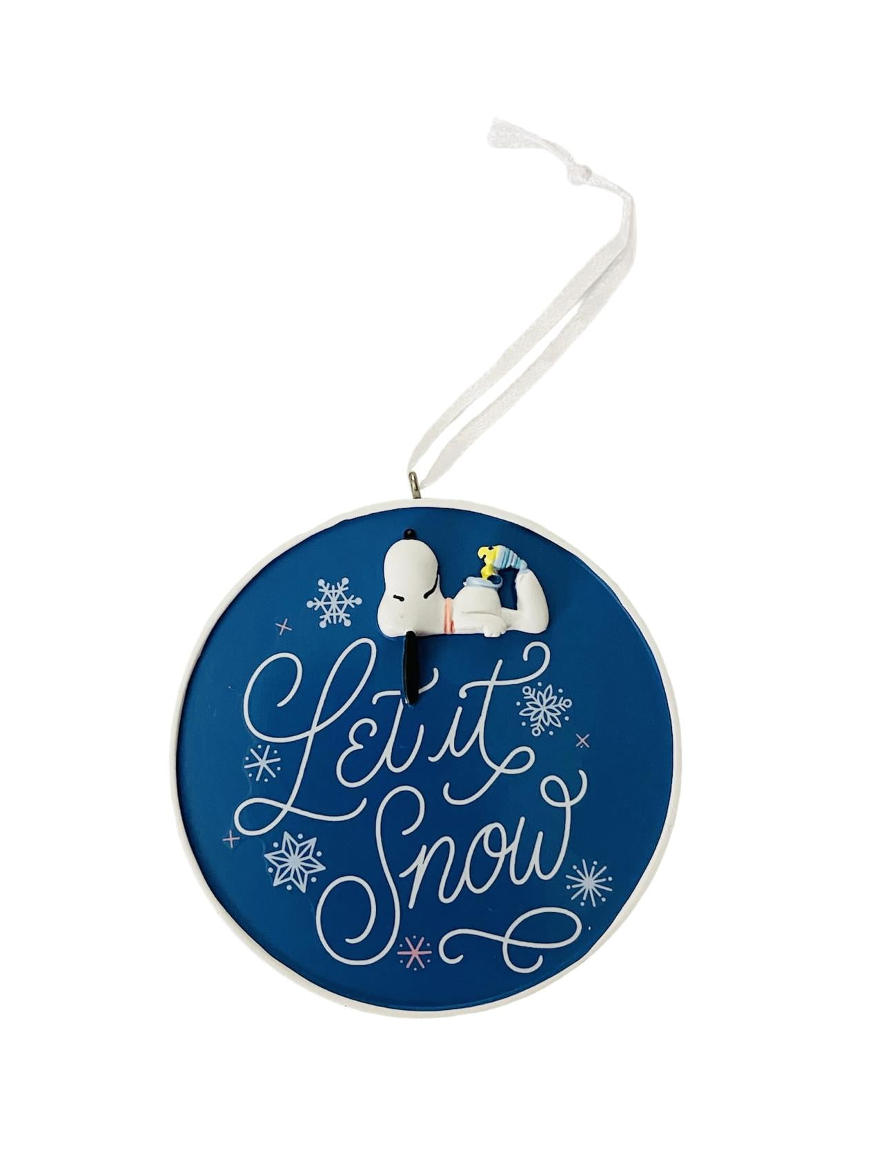 Hallmark Peanuts Snoopy Let It Snow Ornament - Walmart.com