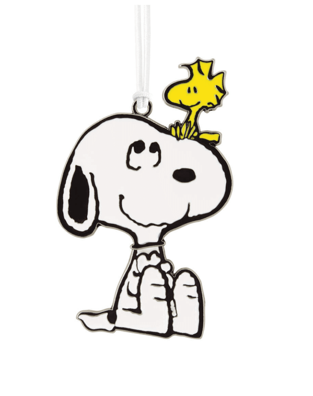 Hallmark Peanuts Snoopy and Woodstock Moving Metal Ornament New with ...