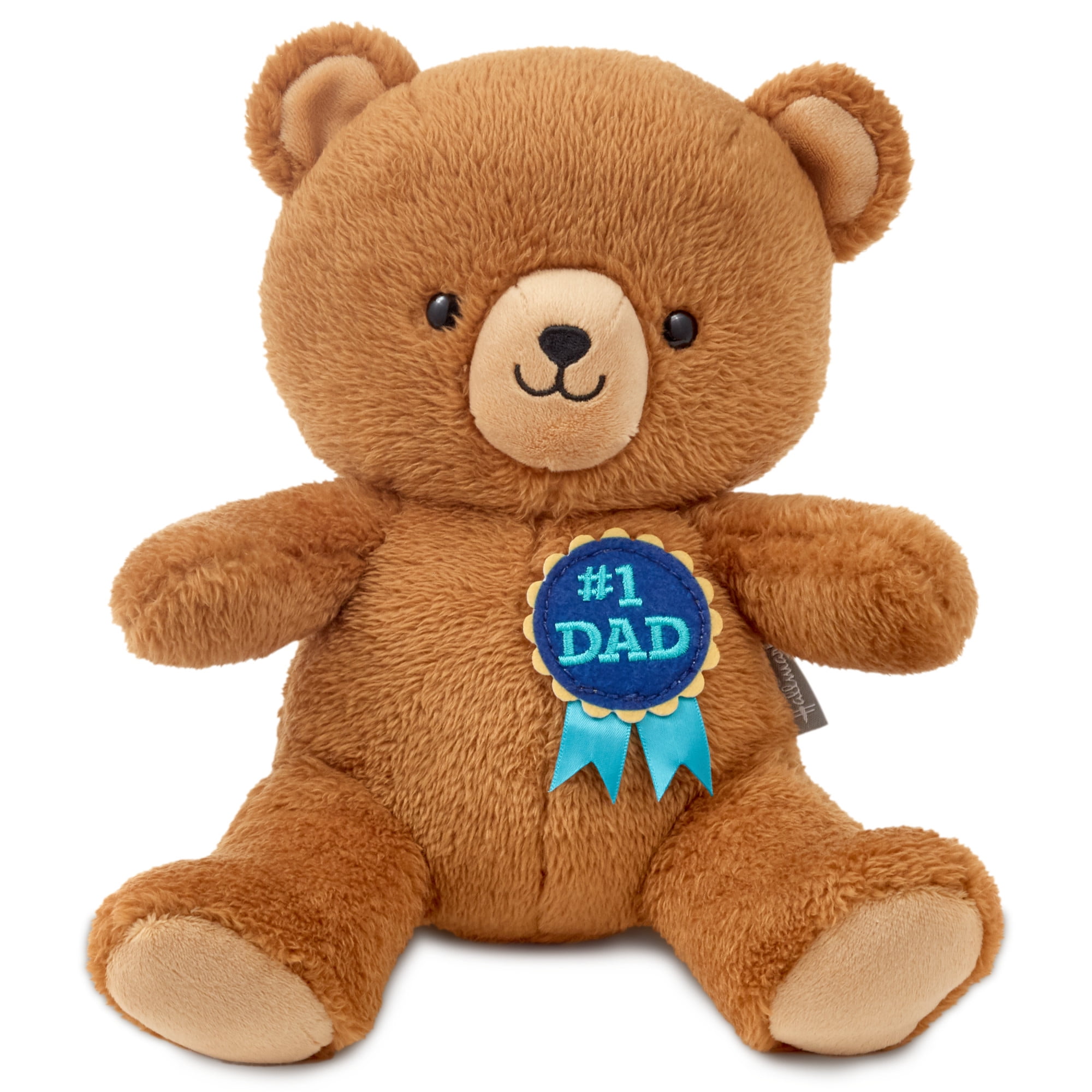 Hallmark Plush with #1 Dad Ribbon (Teddy Bear), 8" - Walmart.com