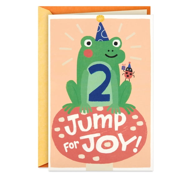 Hallmark Pop-Up 2nd Birthday Card (Jump For Joy) - Walmart.com