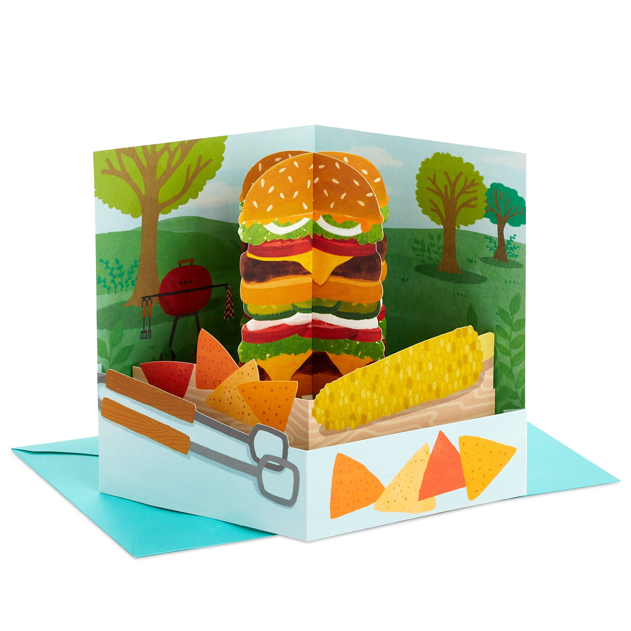 Hallmark Pop Up Birthday Card (Cheeseburger) Paper Wonder 3D Card E11 ...