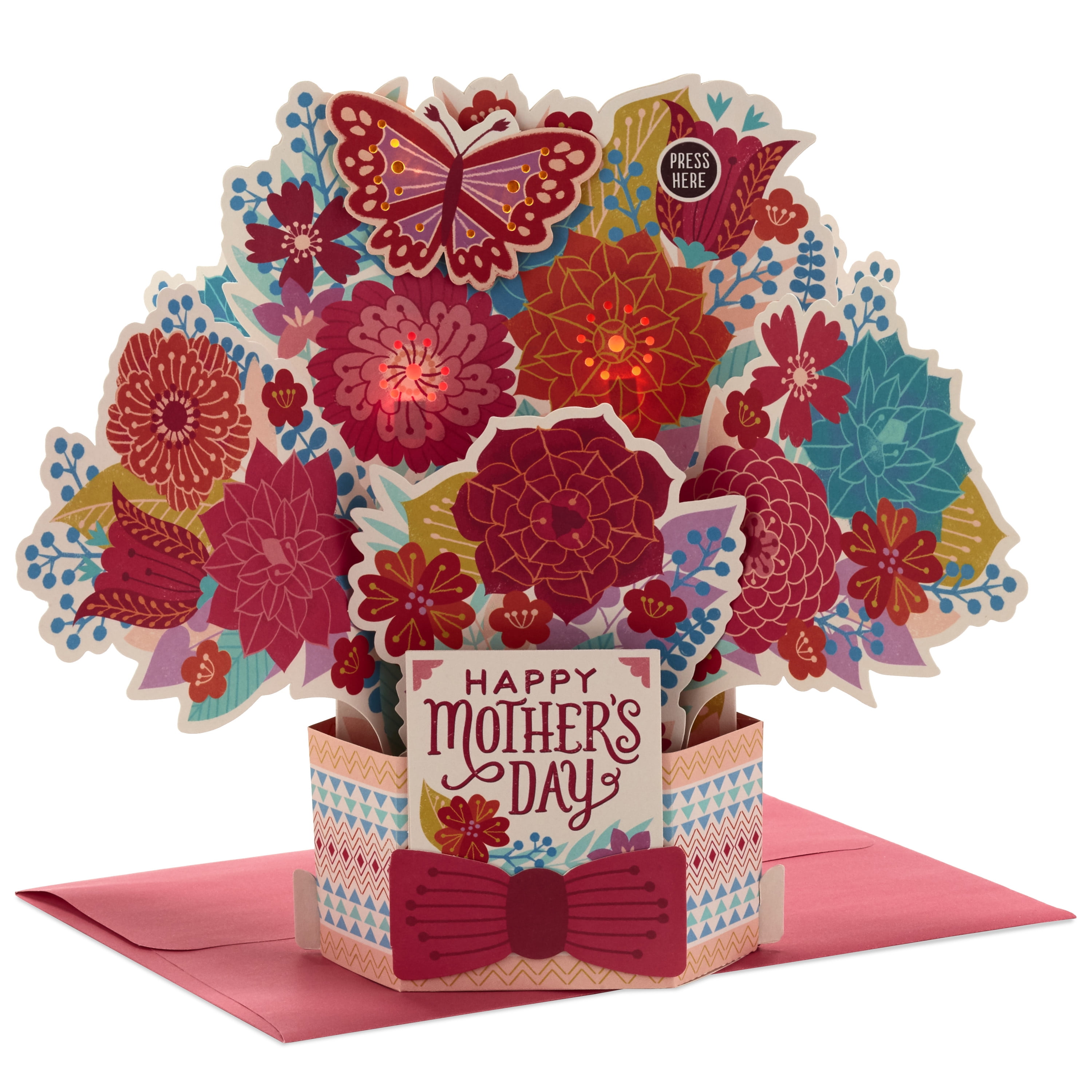 Hallmark 3D Pop Up Musical Mother's Day Card with Light (Displayable ...