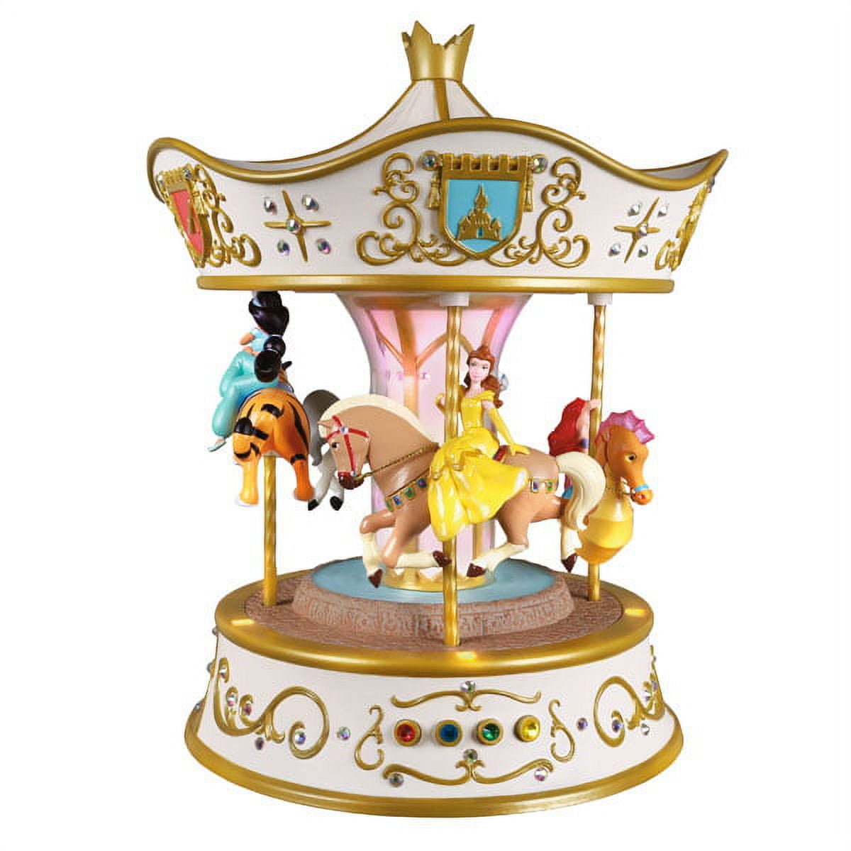 Hallmark QFM3355 Disney Princess Dreams Go Round Carousel Musical ...