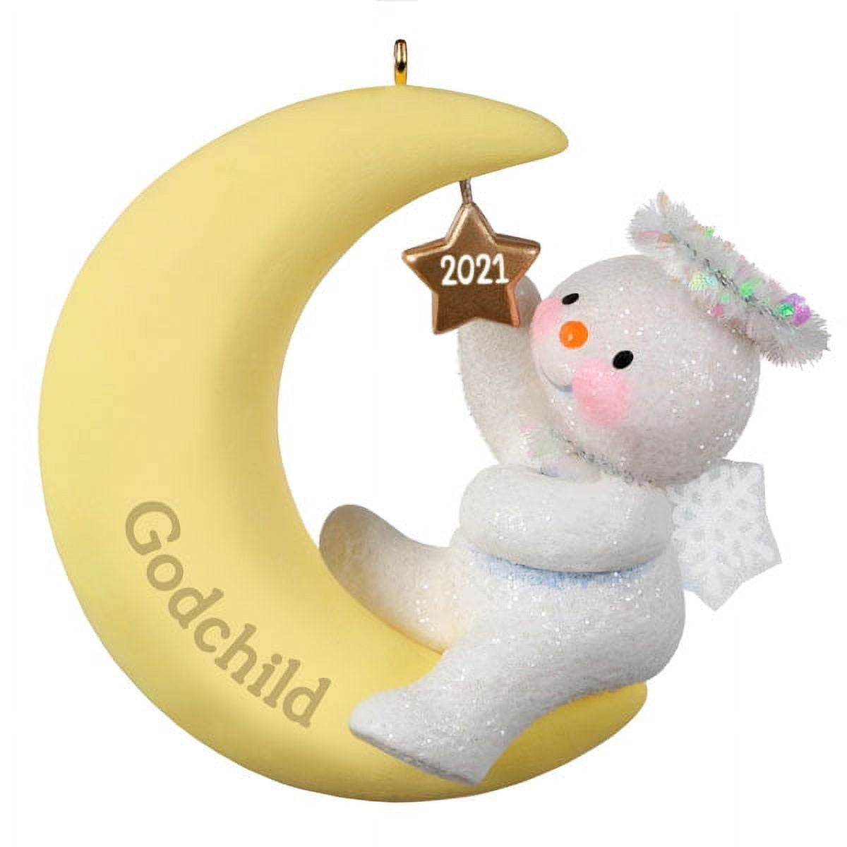 Hallmark QGO2082 Godchild Snow Angel 2021 Ornament - Walmart.com