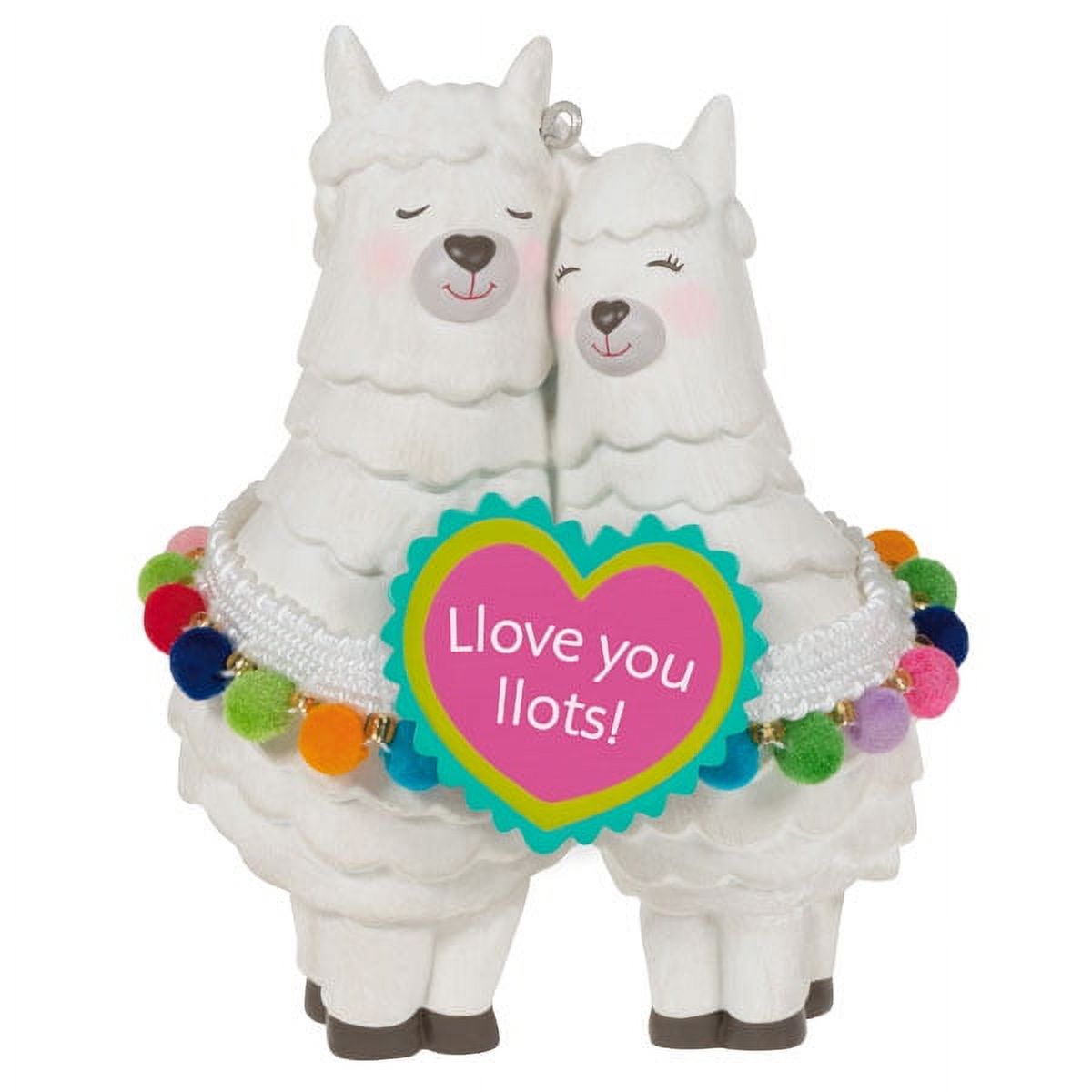Hallmark QGO2112 Llove You Llots Llama Couple 2021 Ornament - Walmart.com