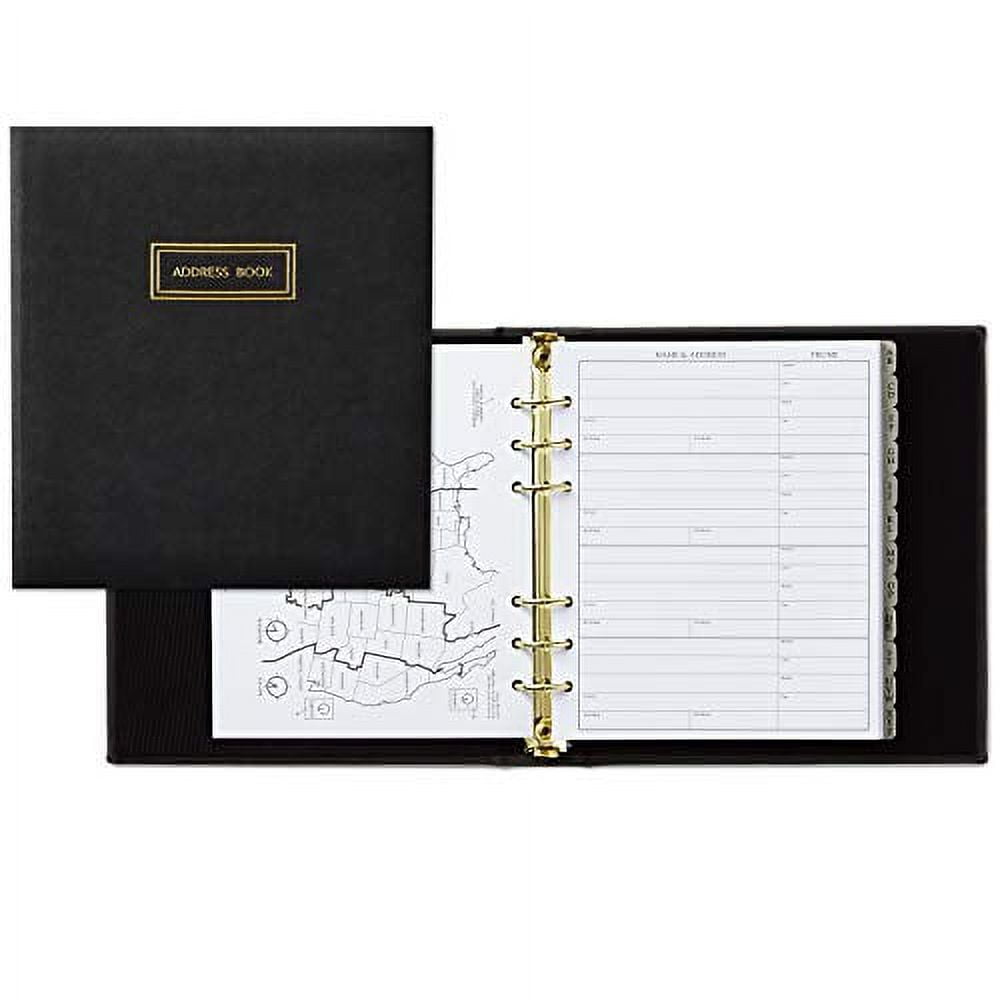Free Shipping! Hallmark Refillable Address Book (Charcoal) - Walmart ...