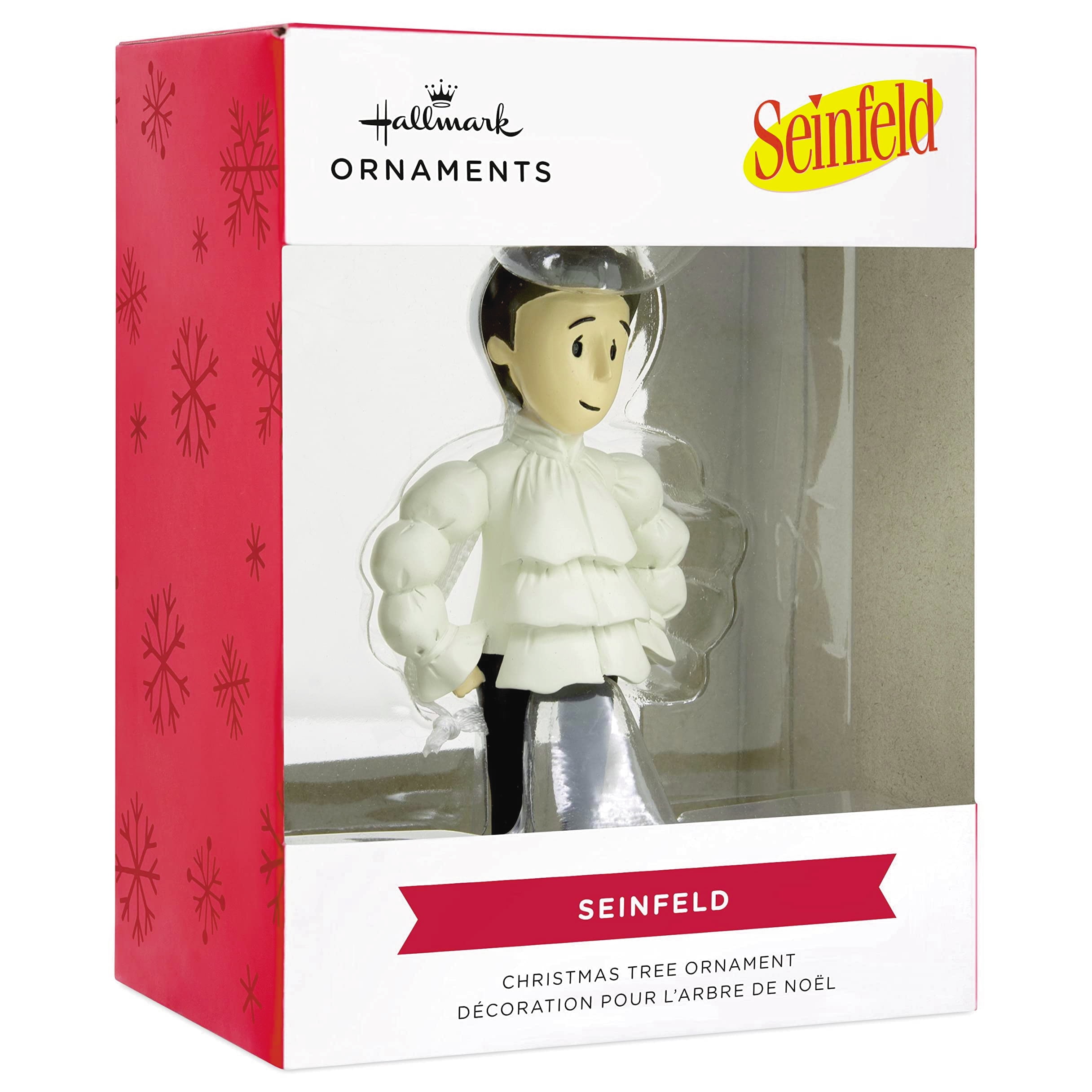 Hallmark Seinfeld Jerry in Puffy Shirt Christmas Tree Ornament ...
