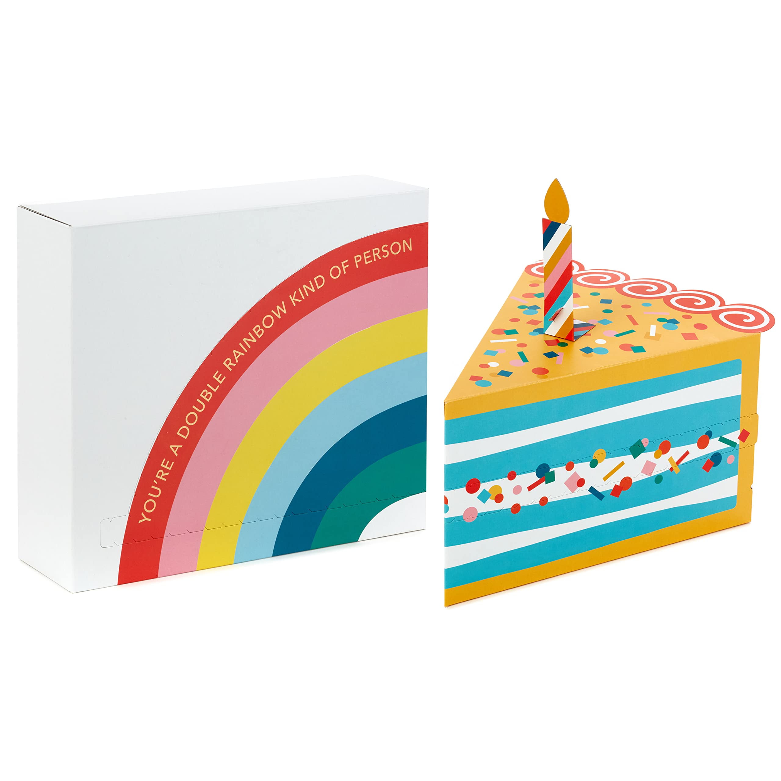 Hallmark Self-Sealing Gift Box Set with Zip Opening (2 Boxes: Rainbow ...