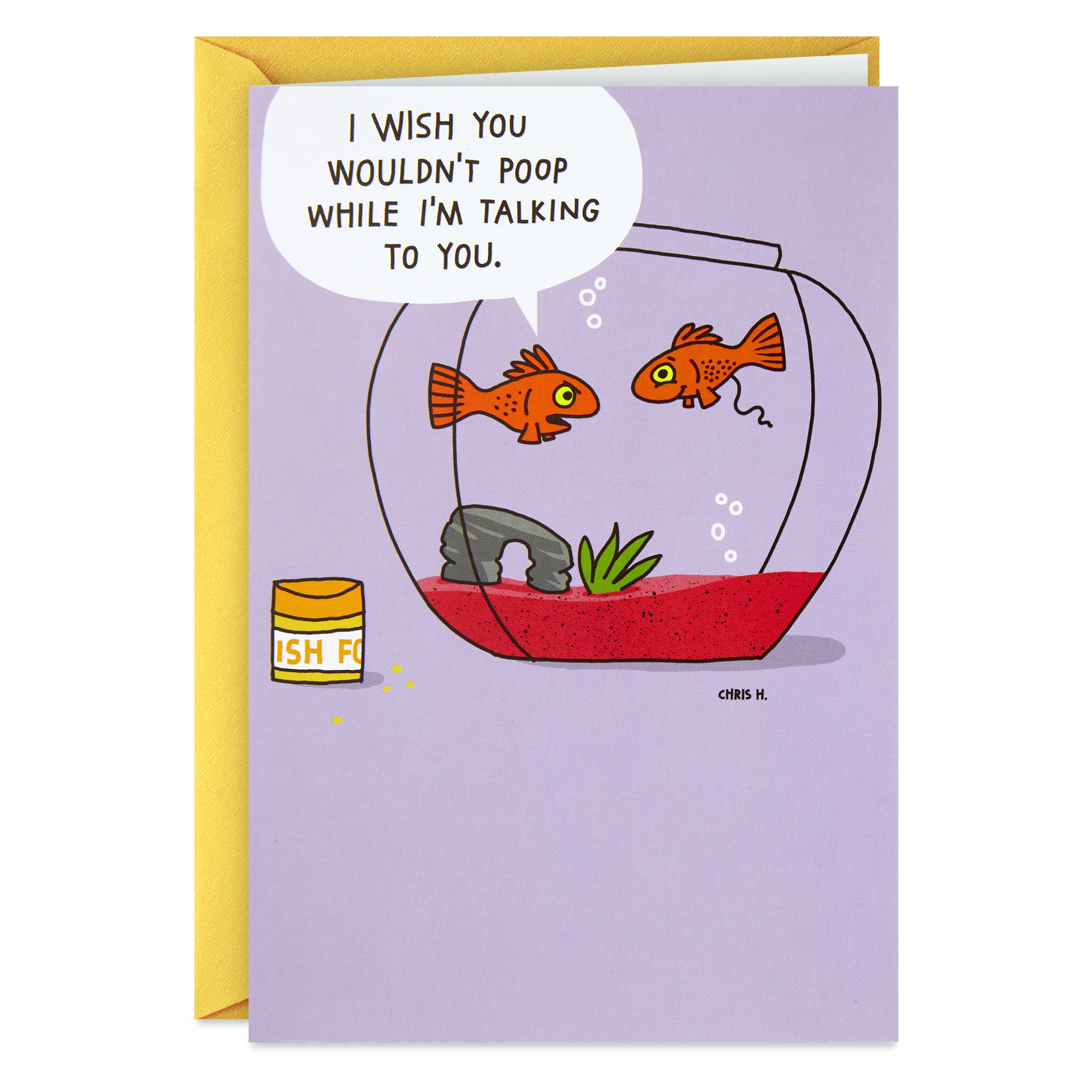 Hallmark Shoebox Funny Birthday Card (Goldfish Poop) - Walmart.com