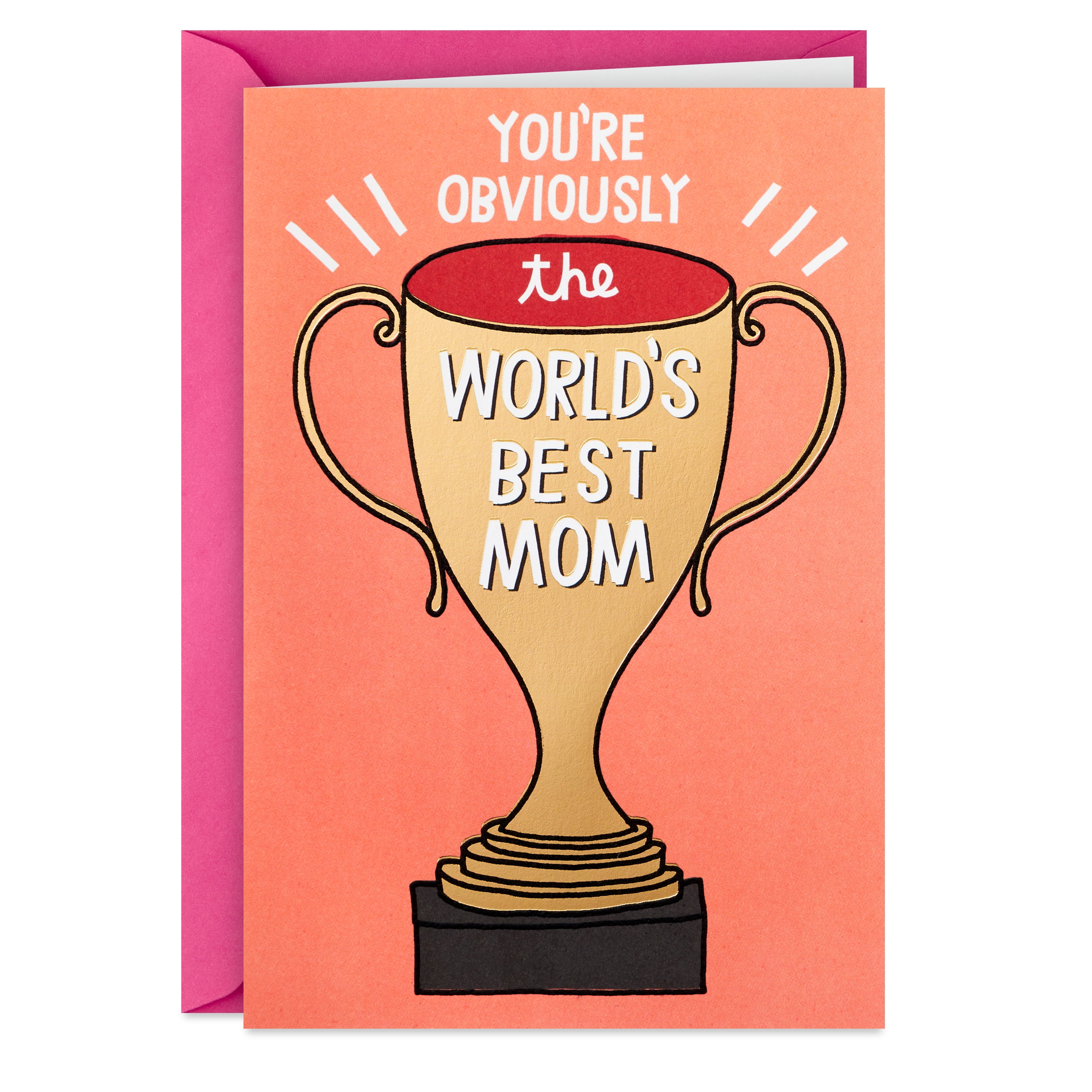 Hallmark Shoebox Funny Mothers' Day Card for Mom (World's Best Mom ...