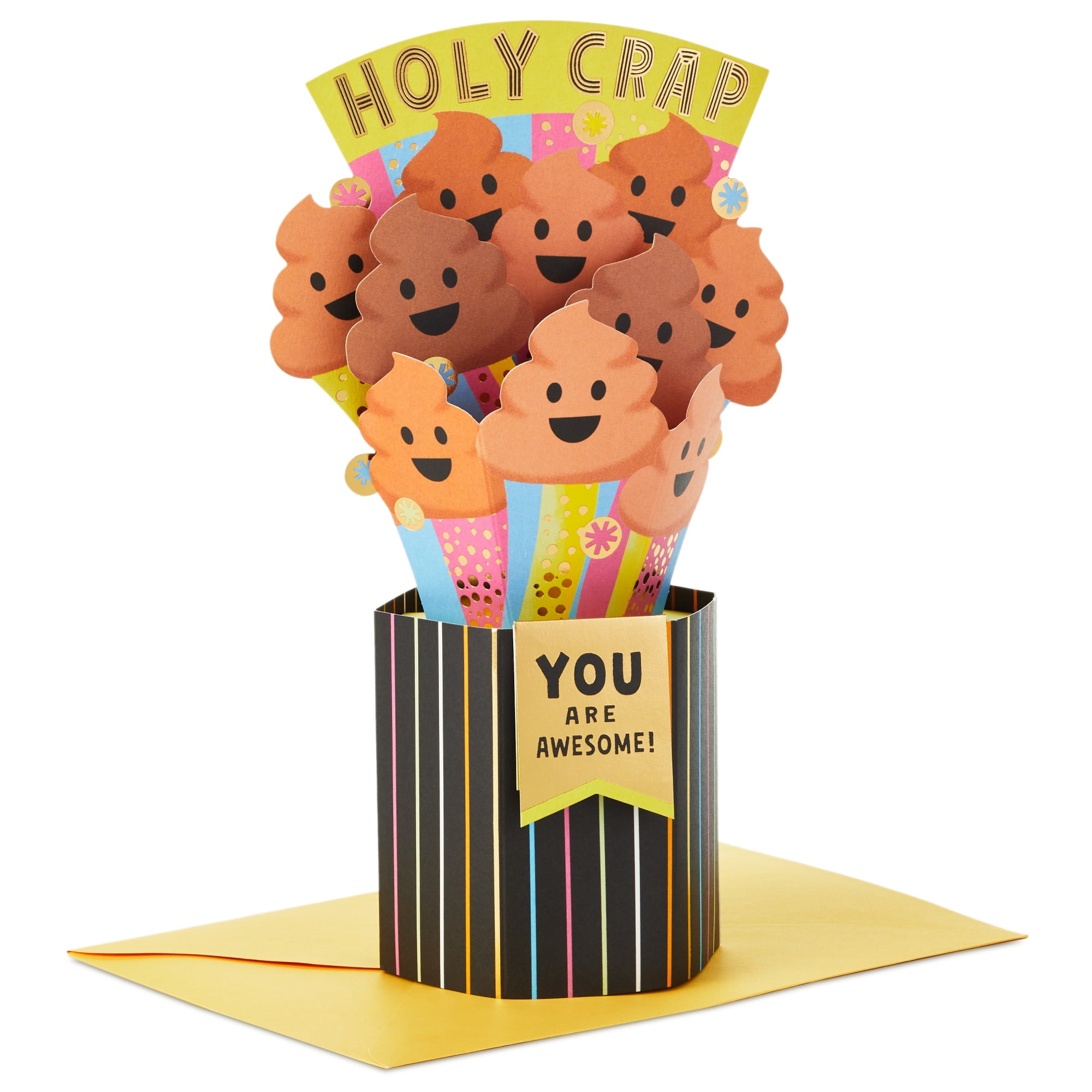 Hallmark Shoebox Paper Wonder Funny 3D Pop-Up Birthday or Encouragement ...