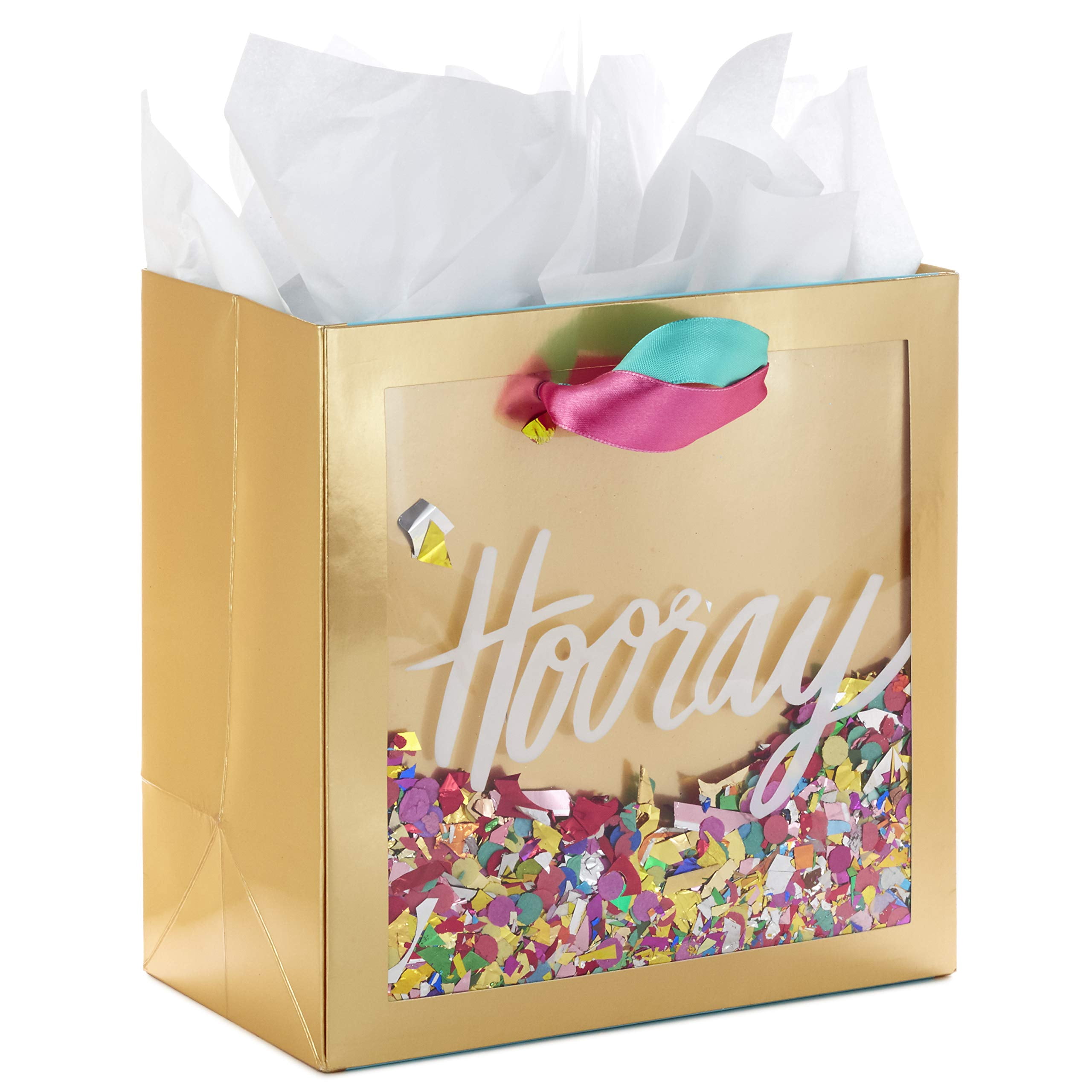 Hallmark Signature 7"ITSC Medium Gift Bag with Tissue Paper (Hooray ...