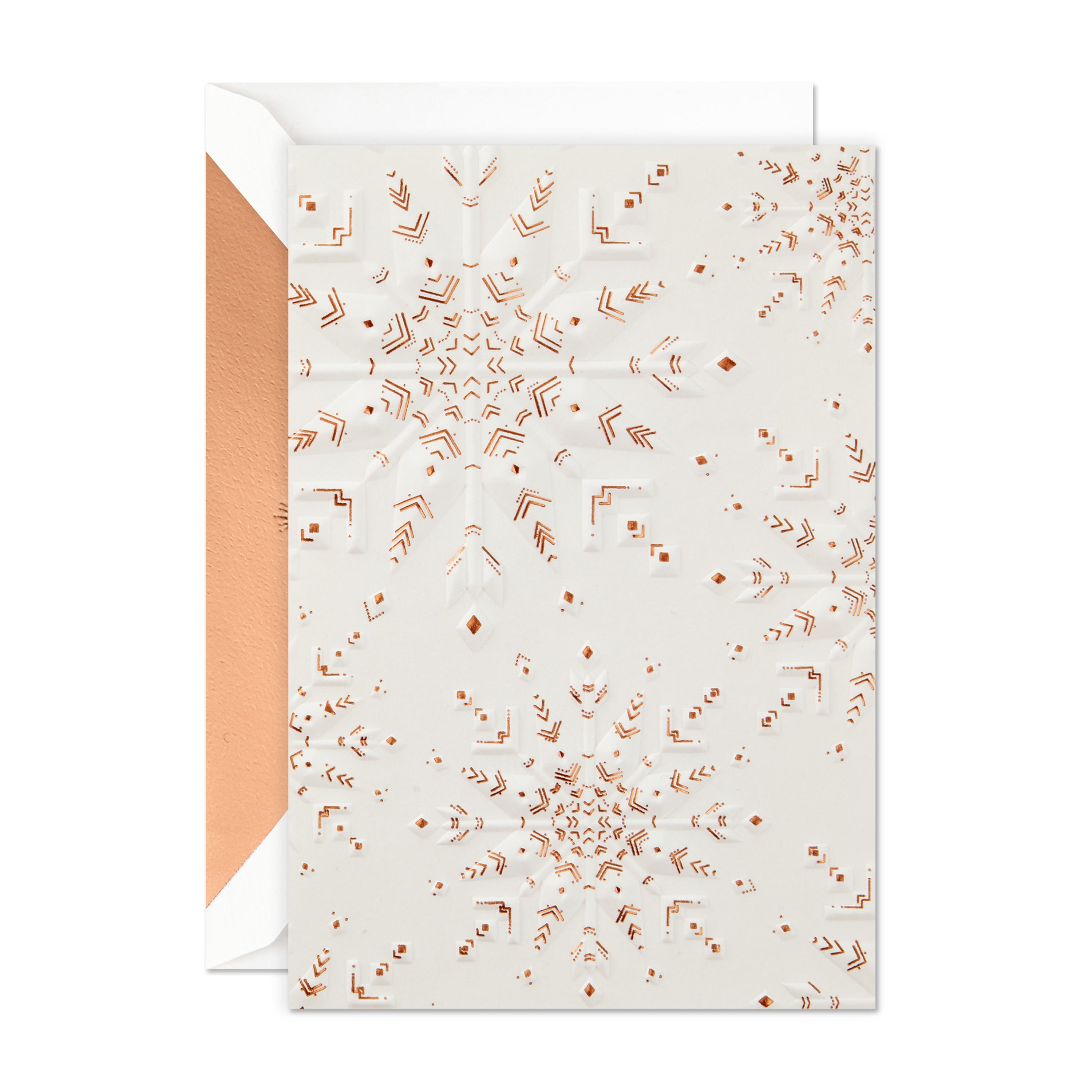 Hallmark Signature Boxed Holiday Cards, Embossed Snowflake (12 Cards ...
