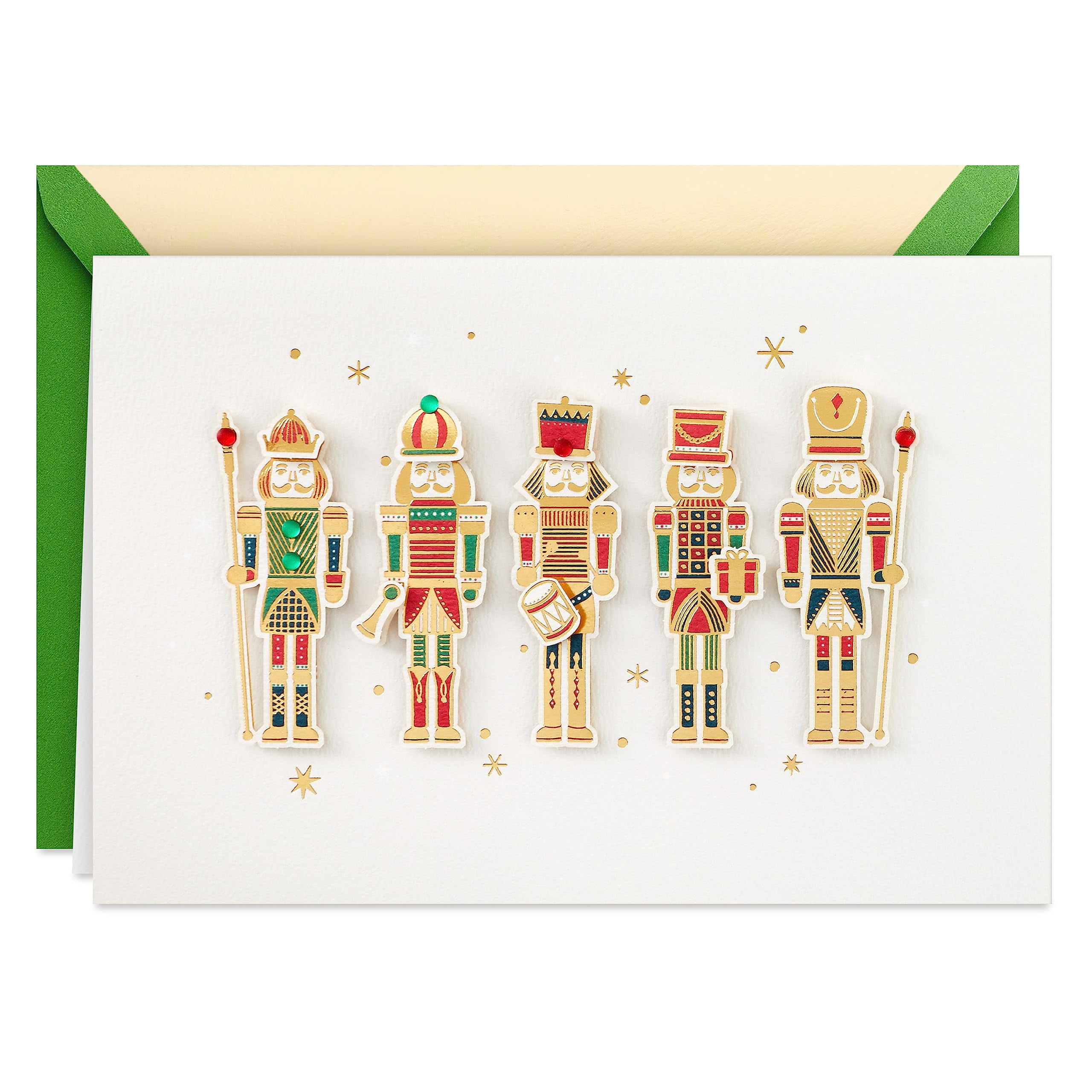 Hallmark Signature Christmas Card (Nutcrackers) SF1 - Walmart.com