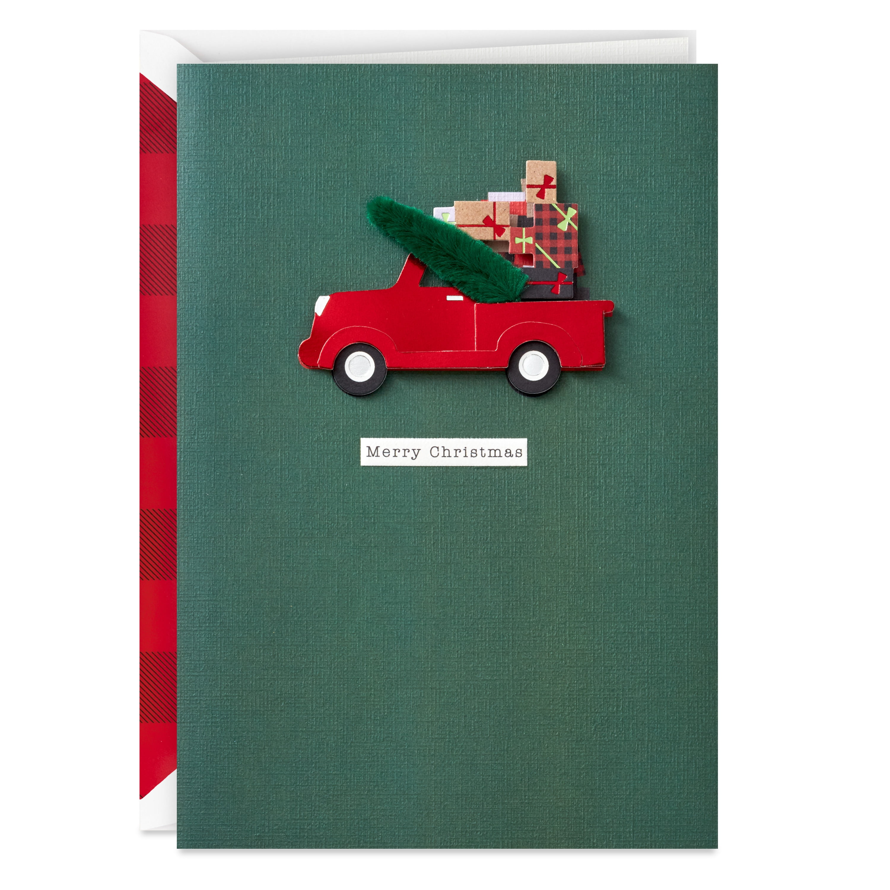 Hallmark Signature Christmas Card (Red Truck) - Walmart.com