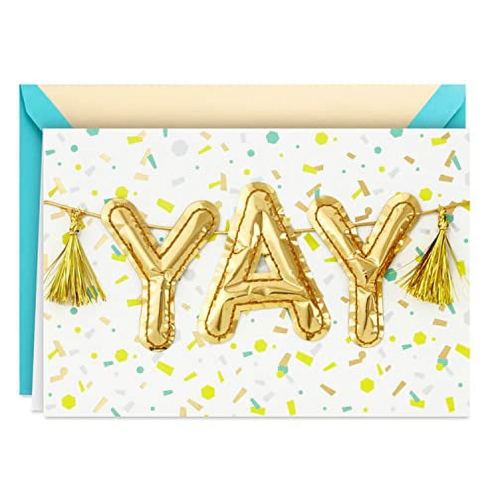 Hallmark Signature Graduation Card (Yay Balloons) - Walmart.com