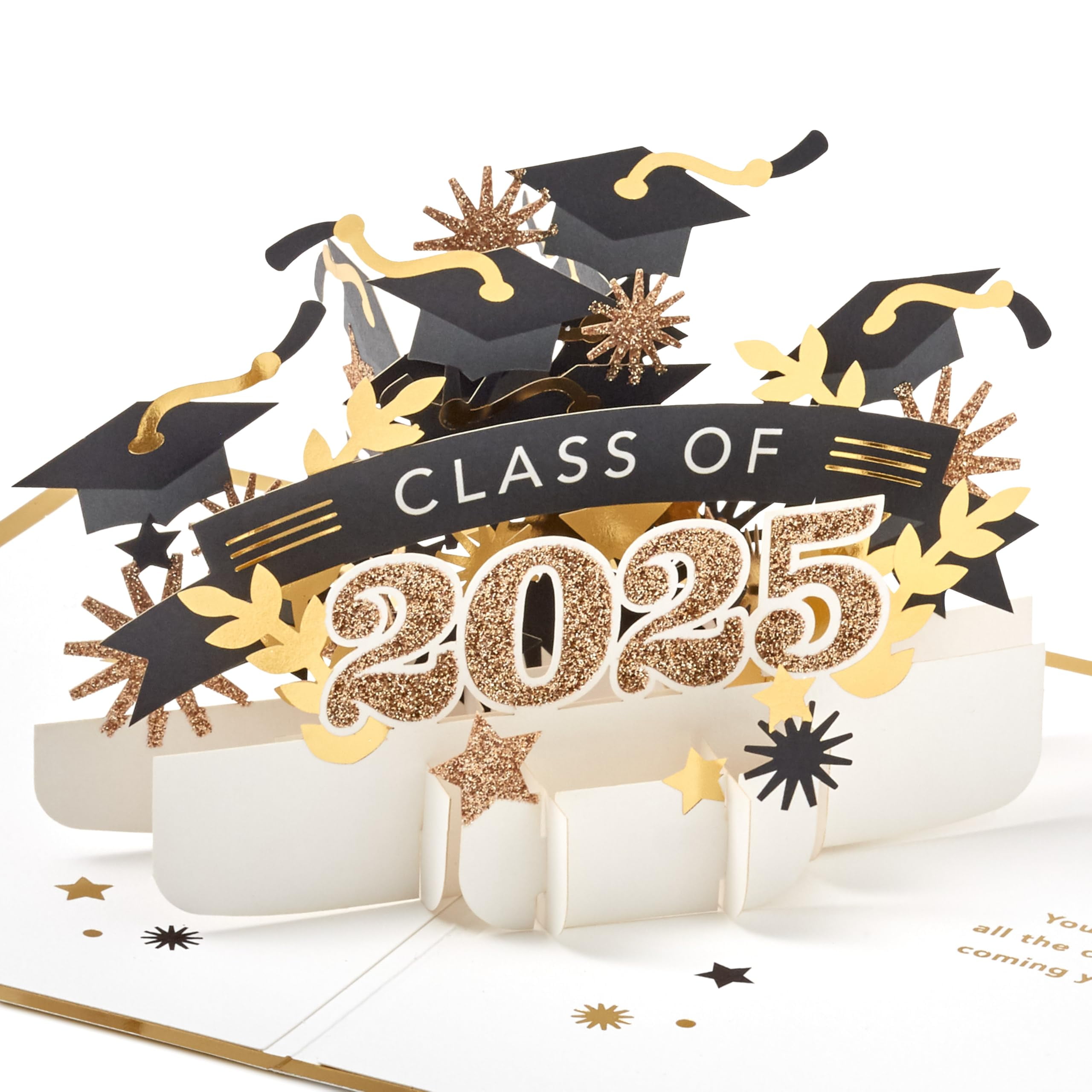 Hallmark Signature Paper Wonder Pop-Up Graduation Card (Class of 2025) for College, High School ...