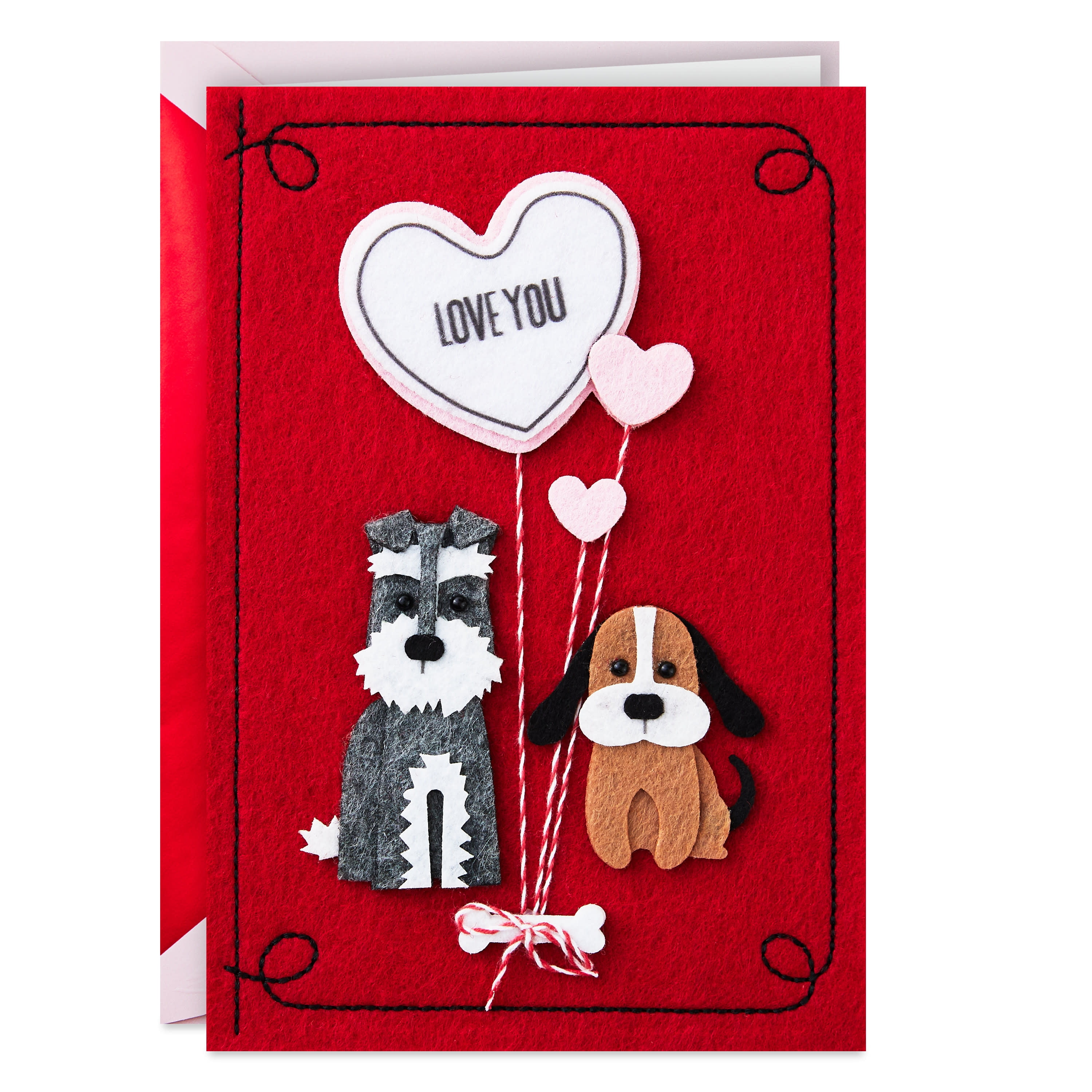 Hallmark Signature Valentine's Day Card (Love You So Doggone Much ...