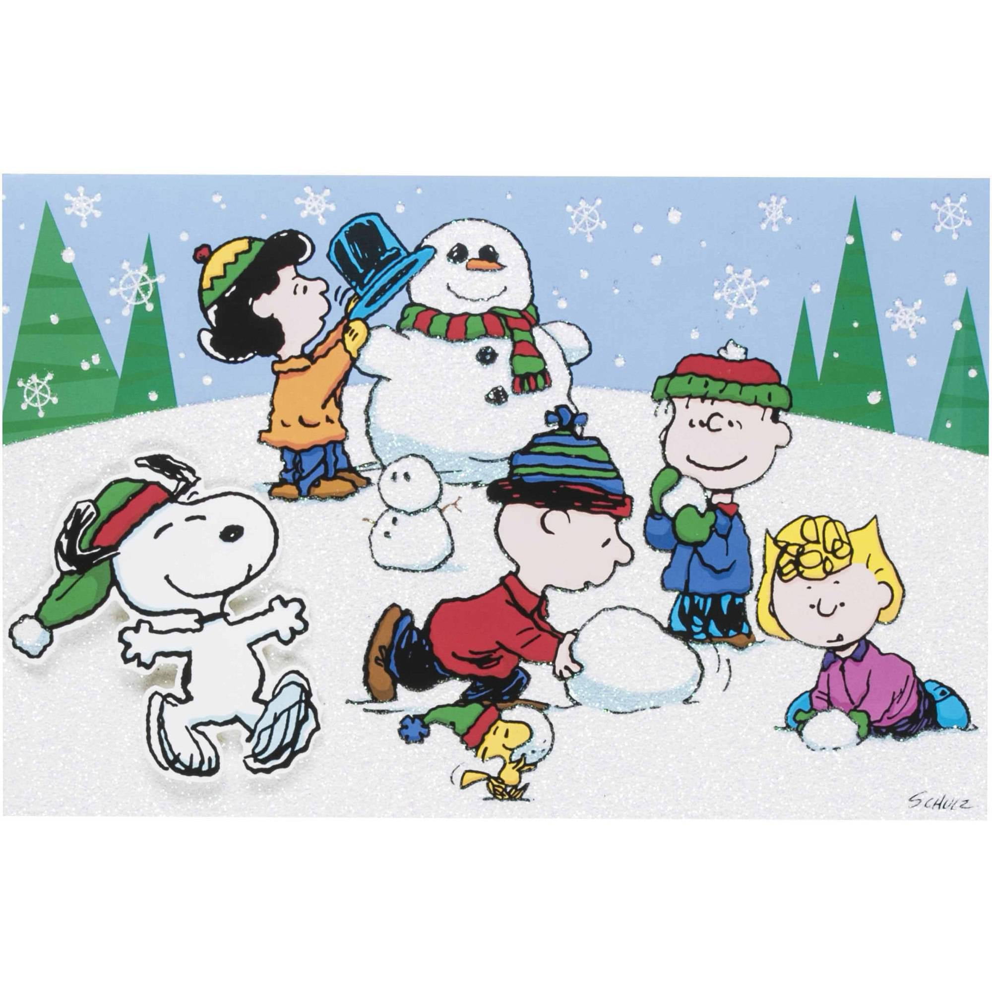 Snoopy Snow Wallpaper