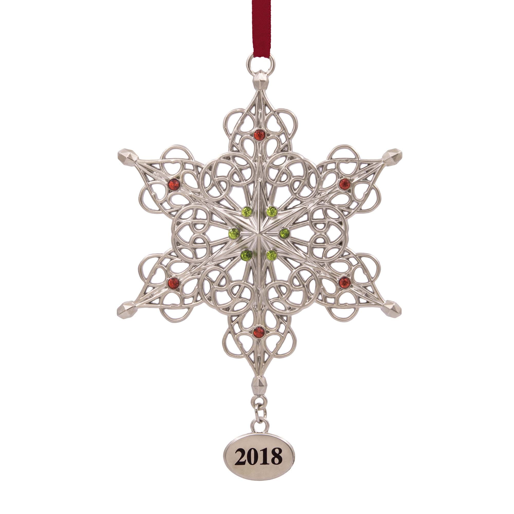 Hallmark Snowflake 2018 Metal Christmas Ornament - Walmart.com