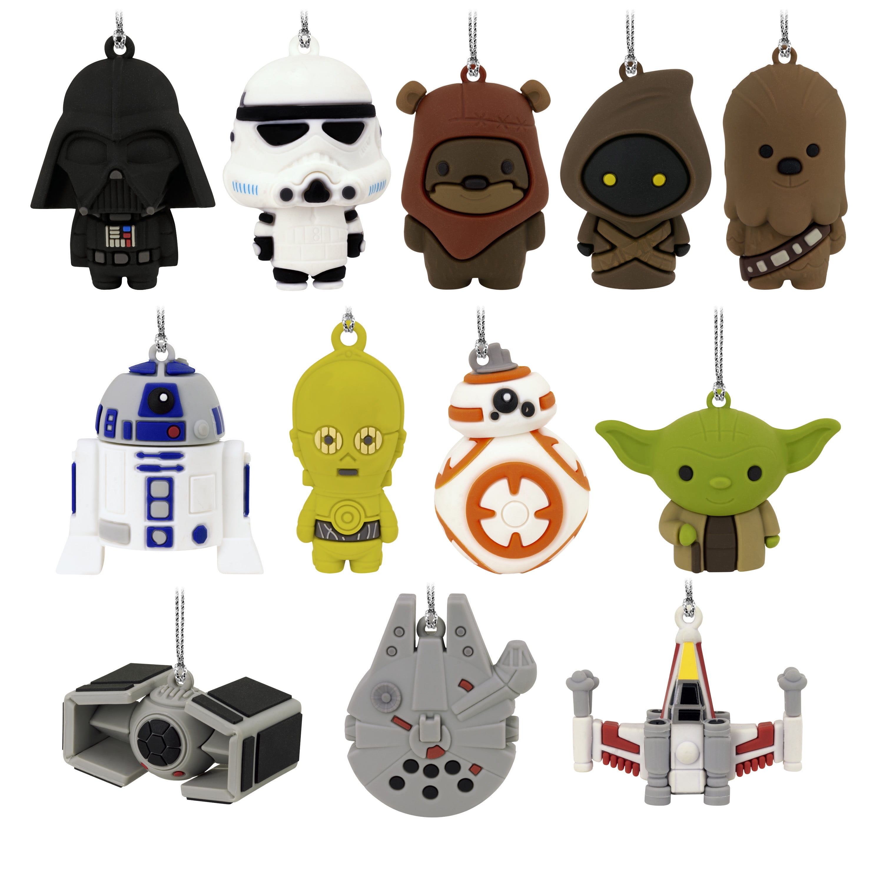 Hallmark Star Wars Christmas Countdown Calendar with Mini Ornaments ...