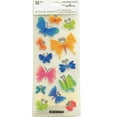 Hallmark Stickers Whimsical Butterflies 52-Piece Set, 4 Clear Sheets ...