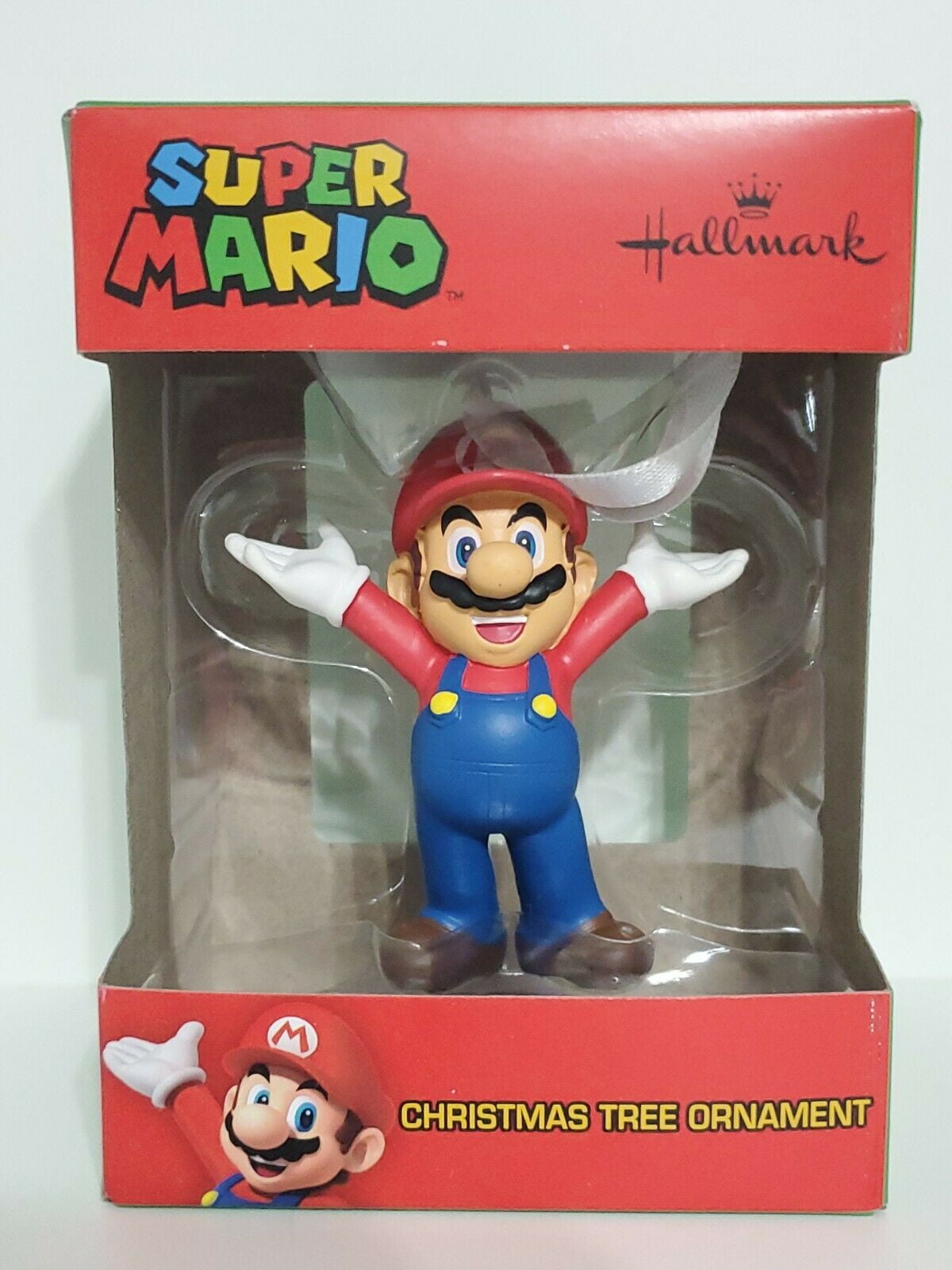 Hallmark Super Mario Bros Mario Christmas Tree Holiday Ornament ...