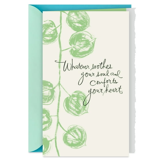 Hallmark Sympathy Card (Soul-Soothing, Healing Wishes) - Walmart.com