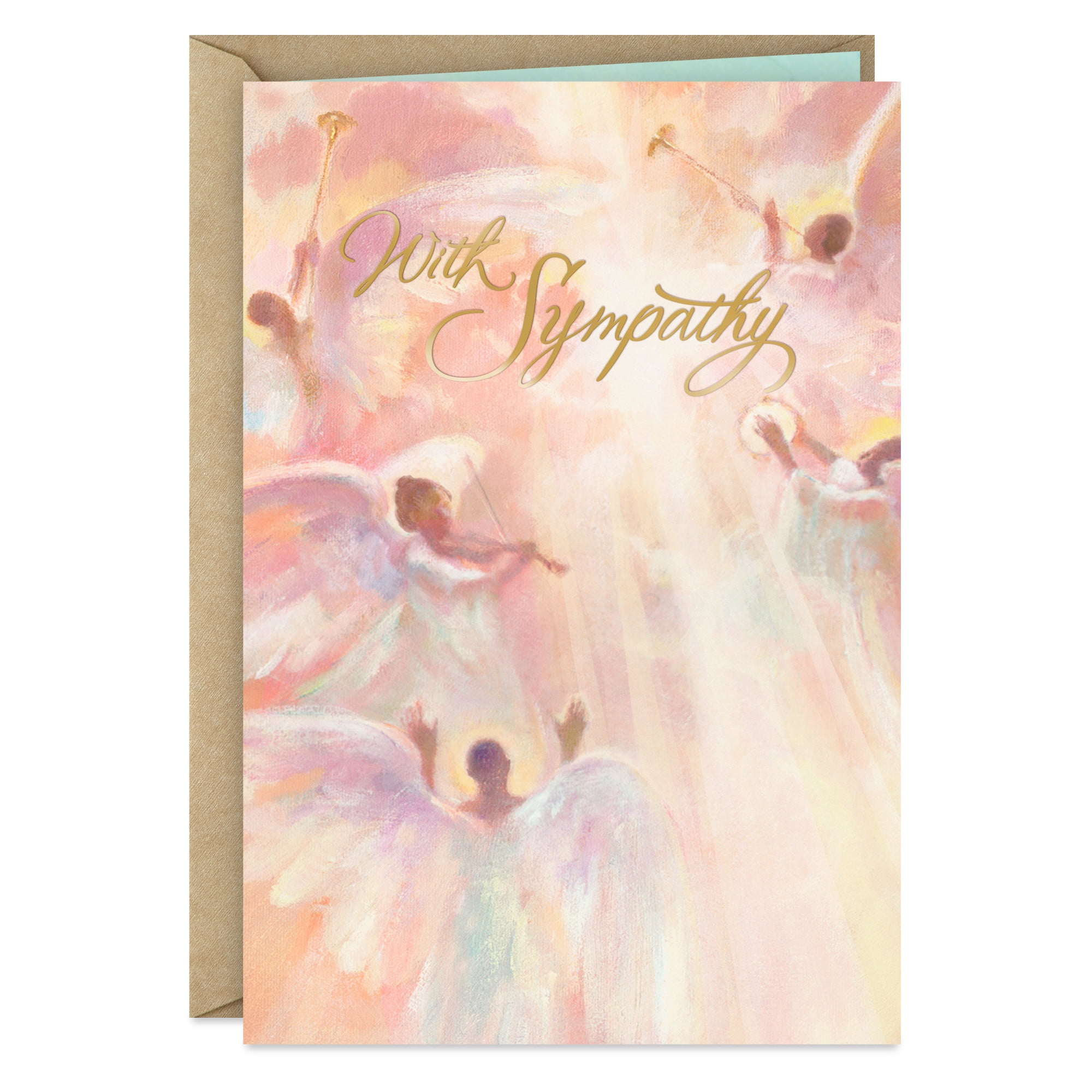 Hallmark Mahogany Sympathy Card (Hope of Heaven and Promise of Life ...