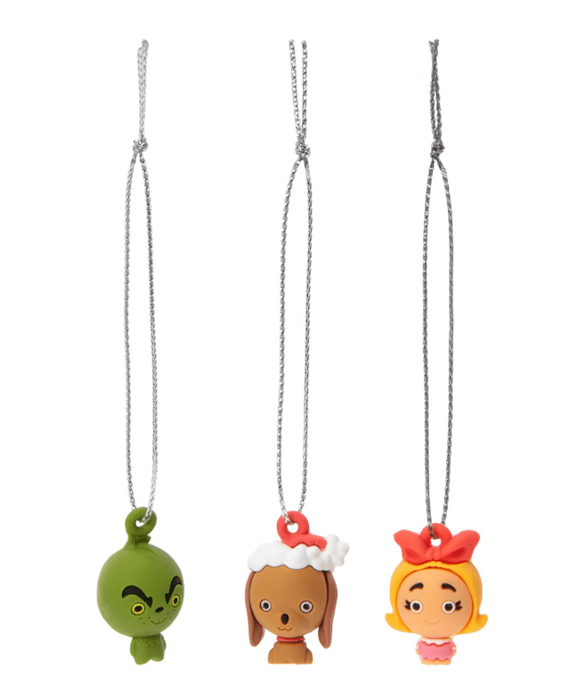 Hallmark The Grinch Mini Christmas Tree Ornaments, 3-Pack (Grinch, Max ...
