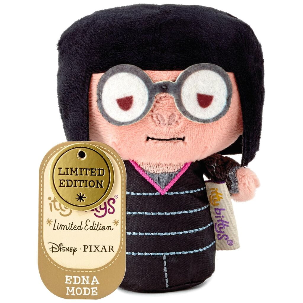 Hallmark The Incredibles Edna Mode Limited Itty Bittys Plush New with ...