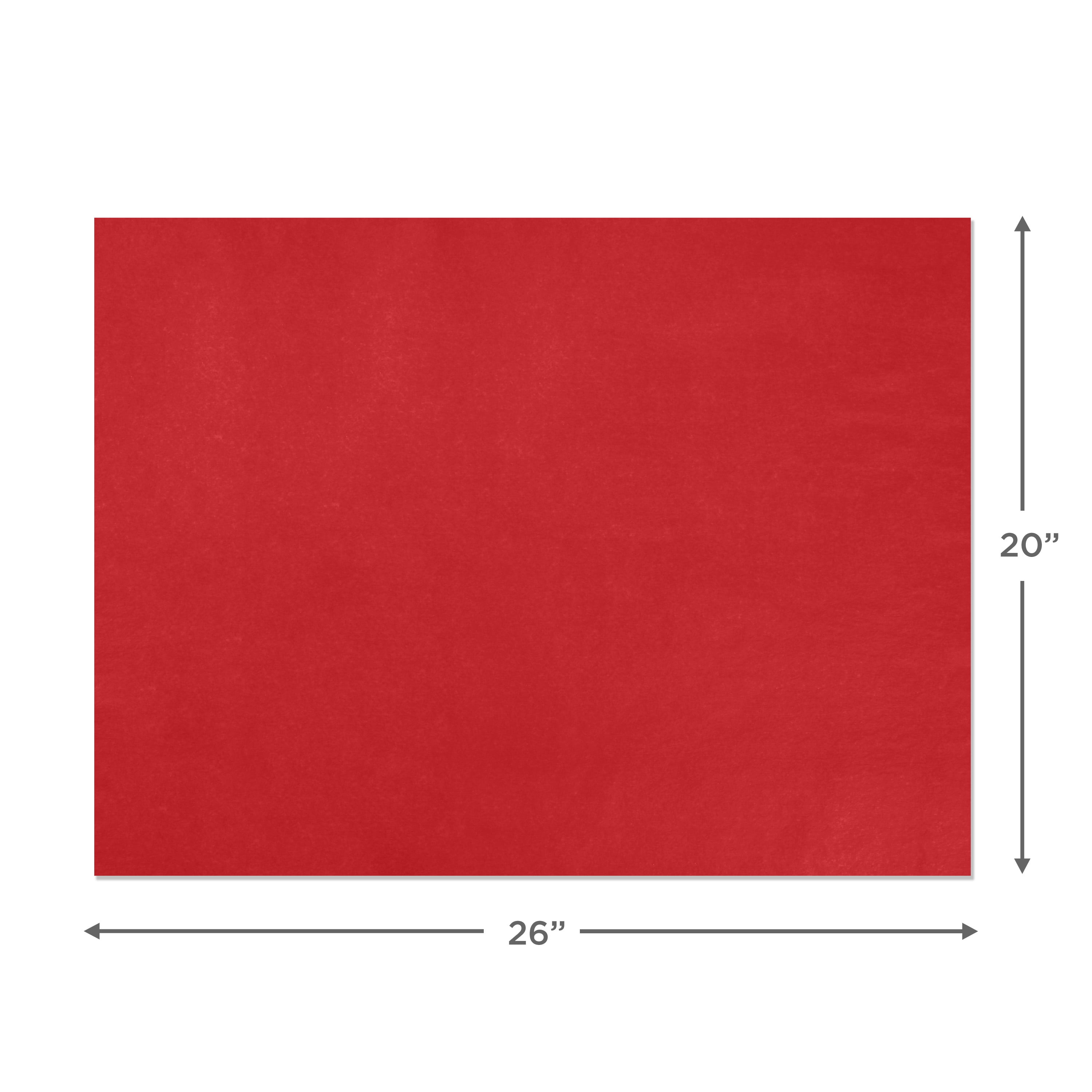 Hallmark Tissue Paper (Cherry Red) 6 Sheets for Birthdays, Christmas ...