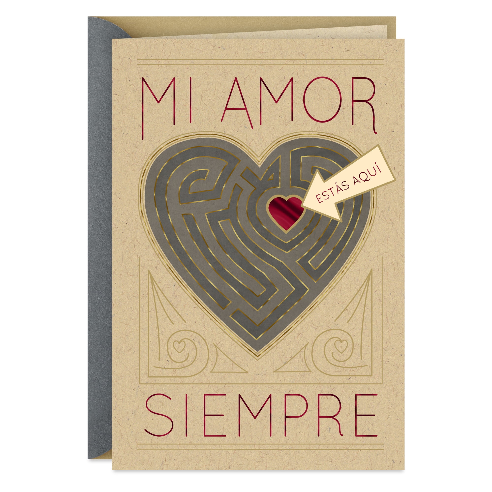 Hallmark VIDA Romantic Spanish-Language Love Card (Every Day I Feel ...